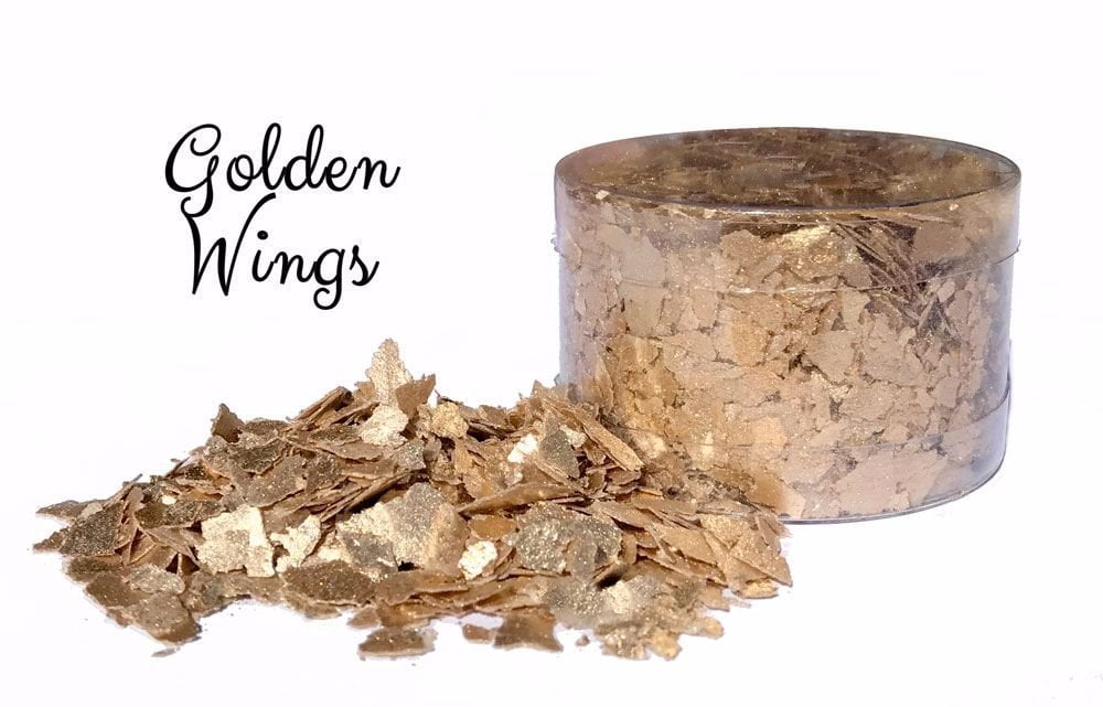 Edible Flakes - Golden Wings by Crystal Candy - Walmart.com