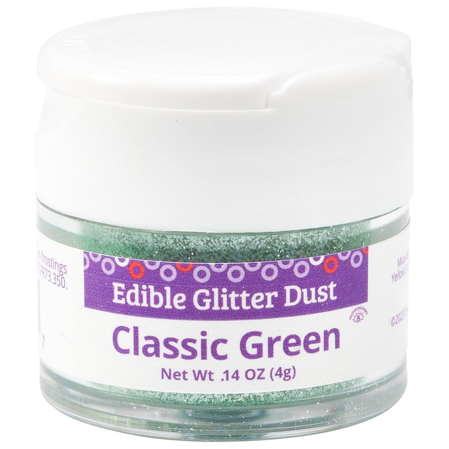 Edible Glitter Dust | Classic Green | Edible Powder For Cake Decorating ...