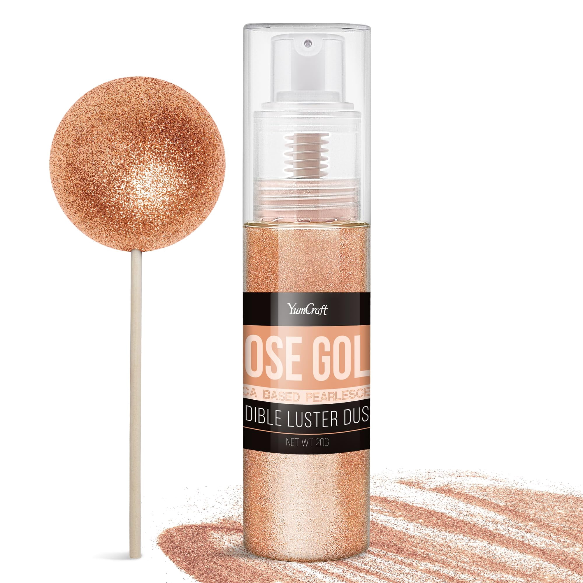 Edible Glitter SprayUMRT - 20g Luster Dust Edible Food Glitter for Cake ...