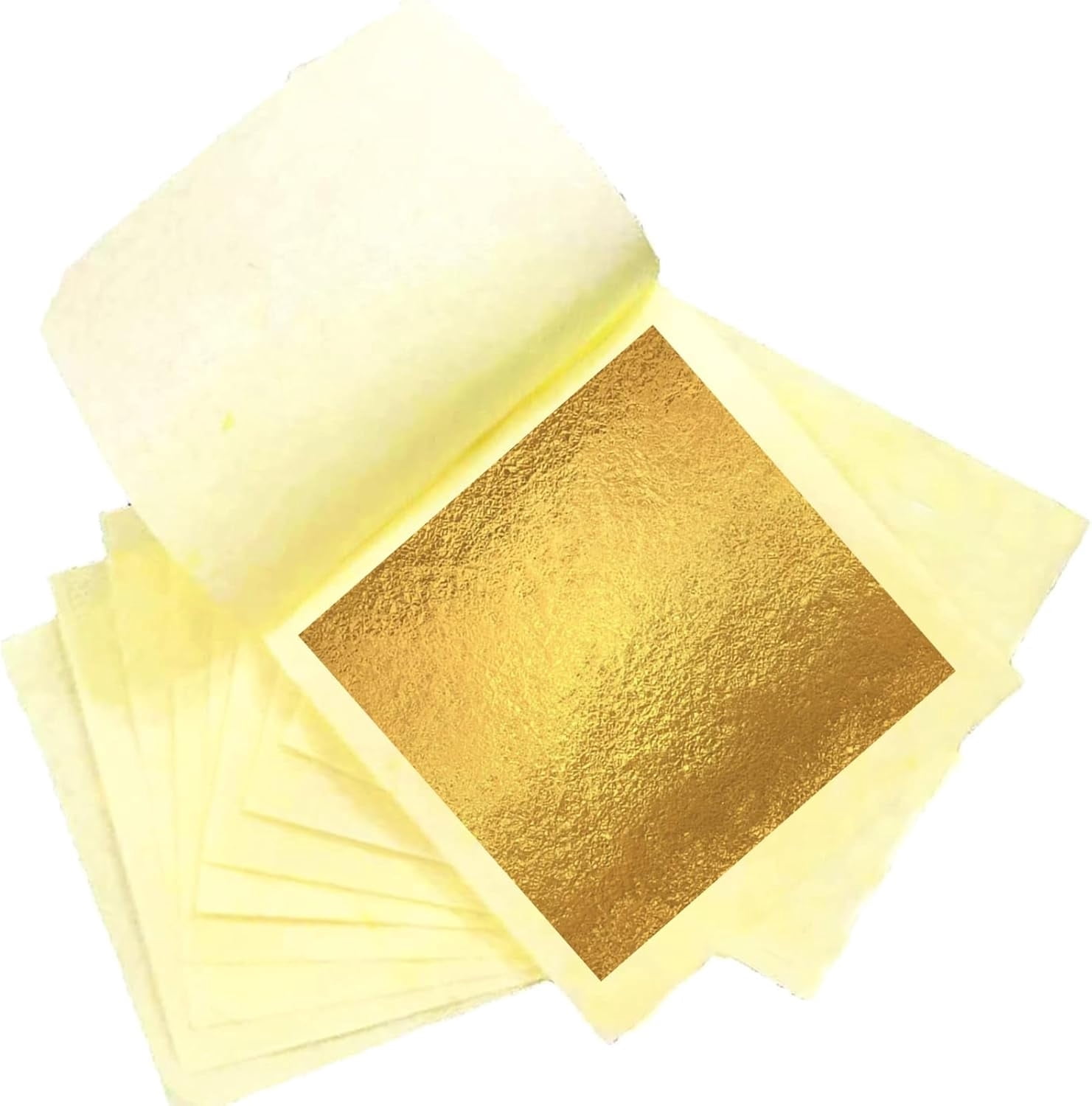 Edible Gold Leaf Edible Cake Decoration 24k Gold Leaf Leafing Sheets ...