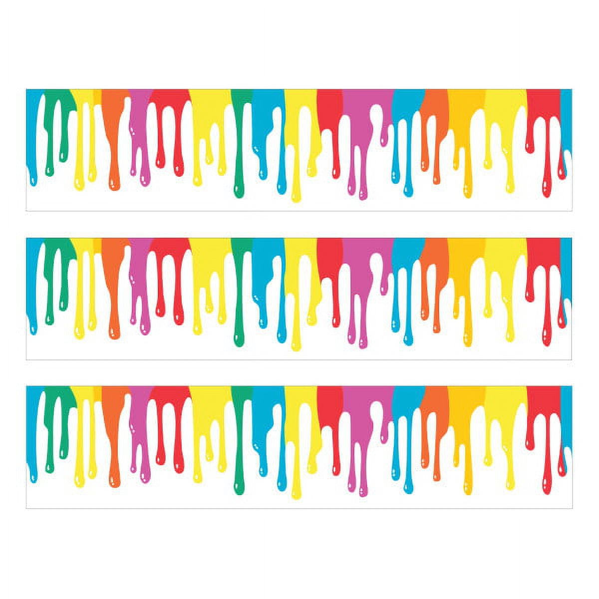 Edible Image Designer Prints - Rainbow Drip, 36 strips per package ...