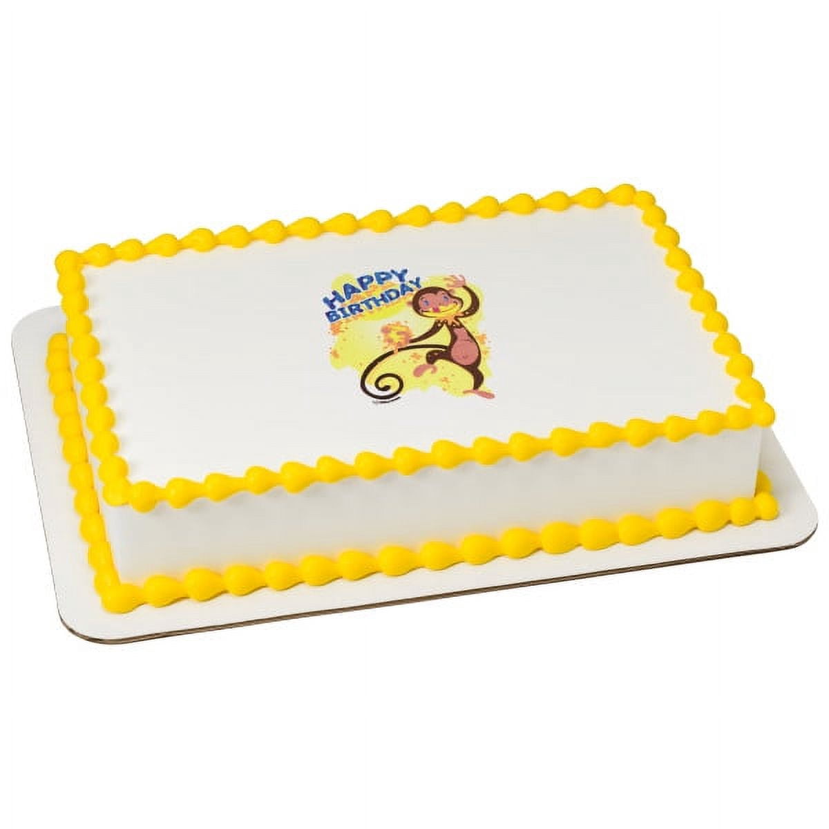 Edible Image - Monkey Birthday, 12 images per package - Walmart.com