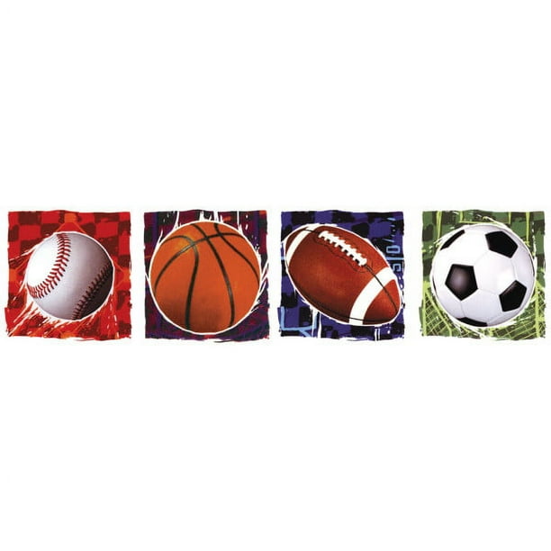 Edible Image - Sports Balls Variety, 12 images per package - Walmart ...