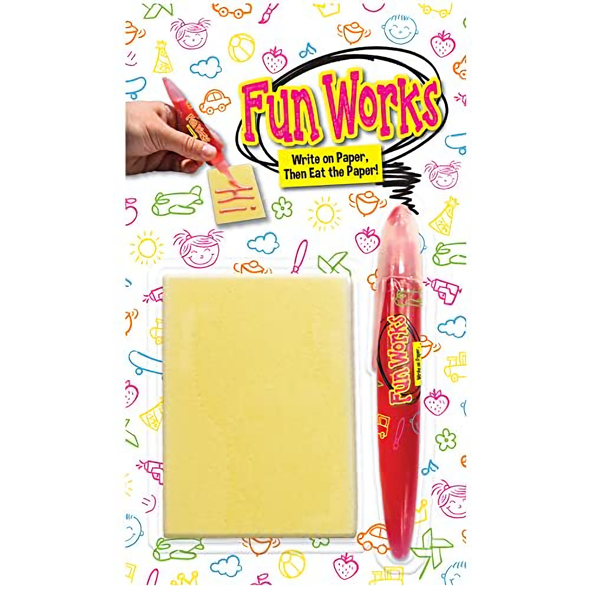 Edible Paper & Pen Candy Value Pack by Fun Works 1.16 Oz | Pack of 4 ...