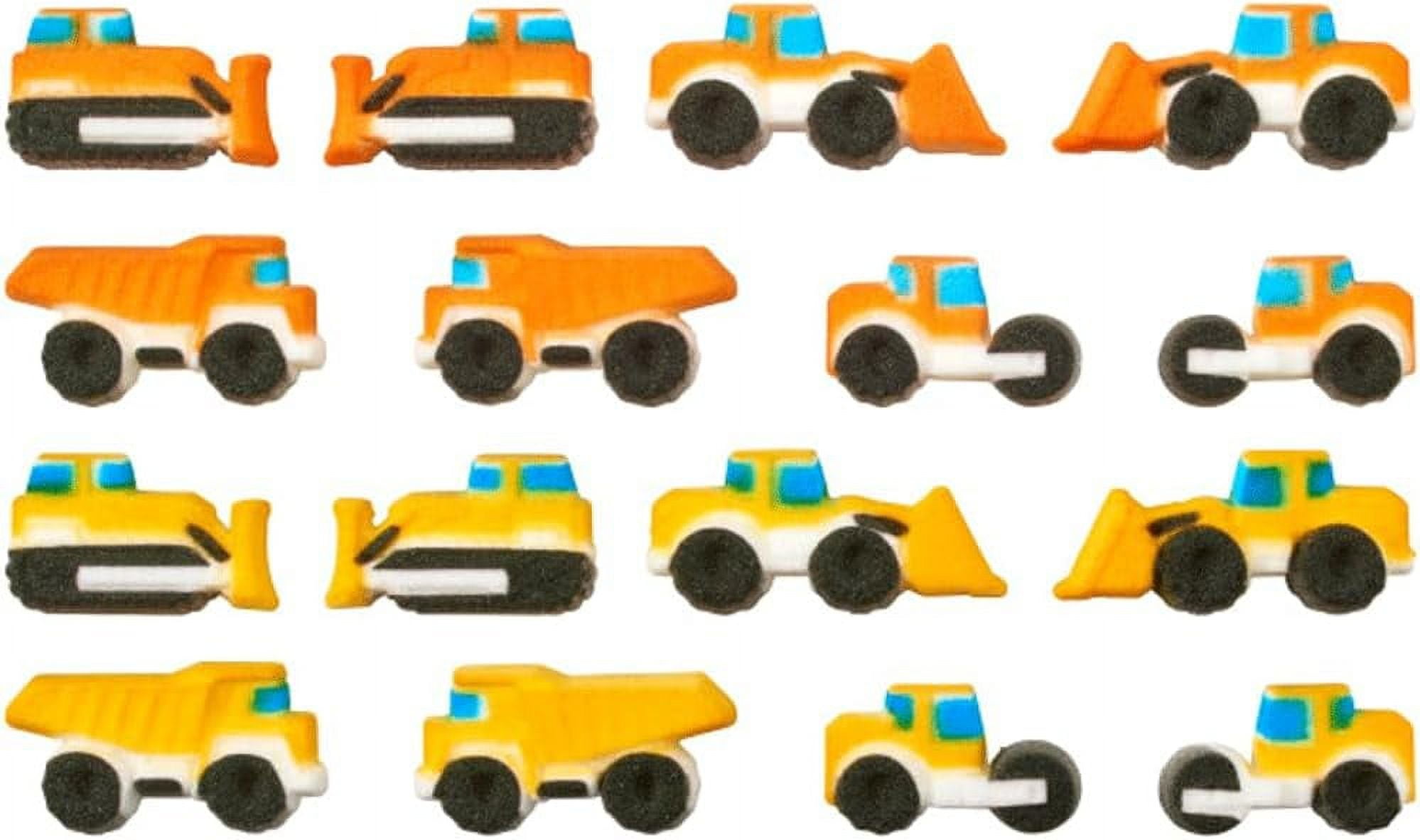 Edible Sugar Construction Truck Cake Cupcake Toppers - 12 pc - Walmart.com