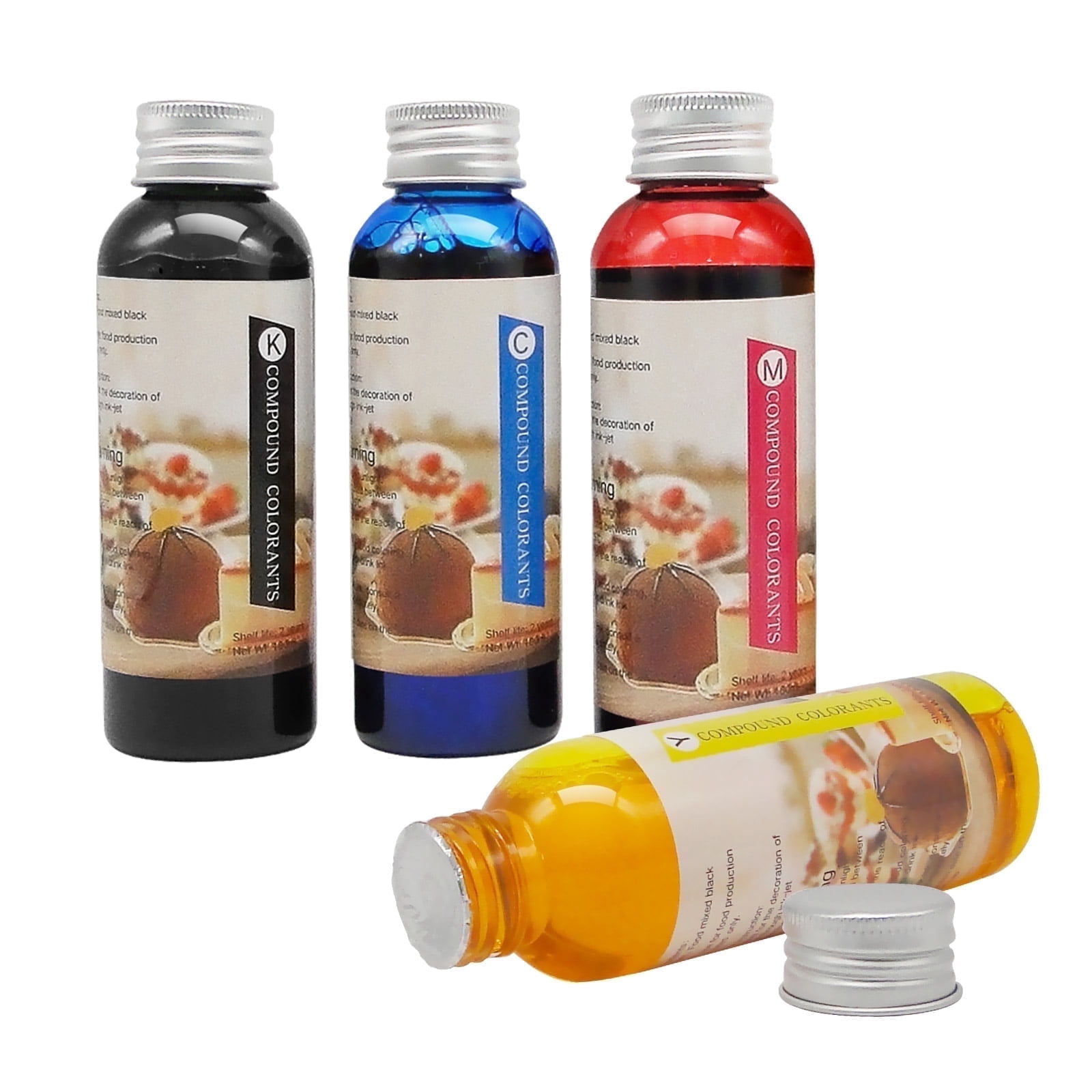 Edible ink refill kit Compatible With Canon 250/251, 225/226, 270/271 ...