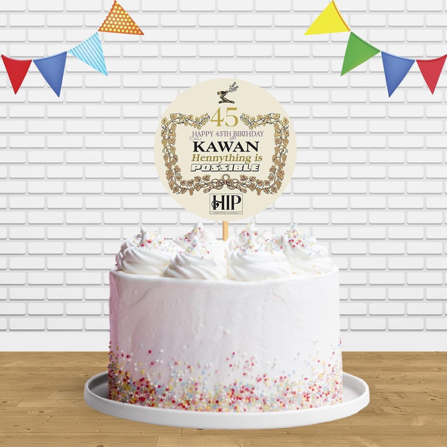 Ediblecaketopper Beer Fan Cake Topper Centerpiece Birthday Party ...