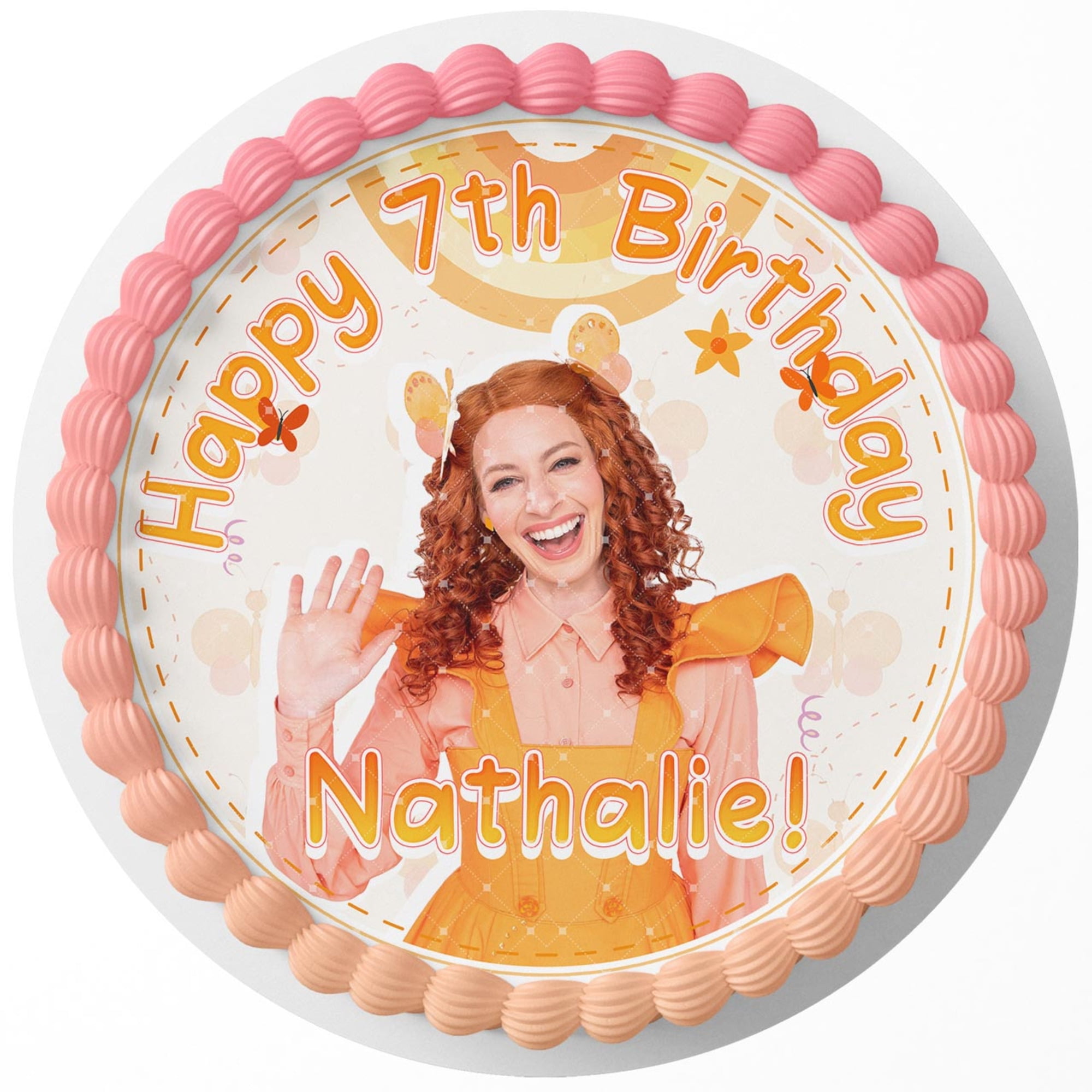 Ediblecaketopper Emma Memma Edible Image Cake Topper Personalized ...