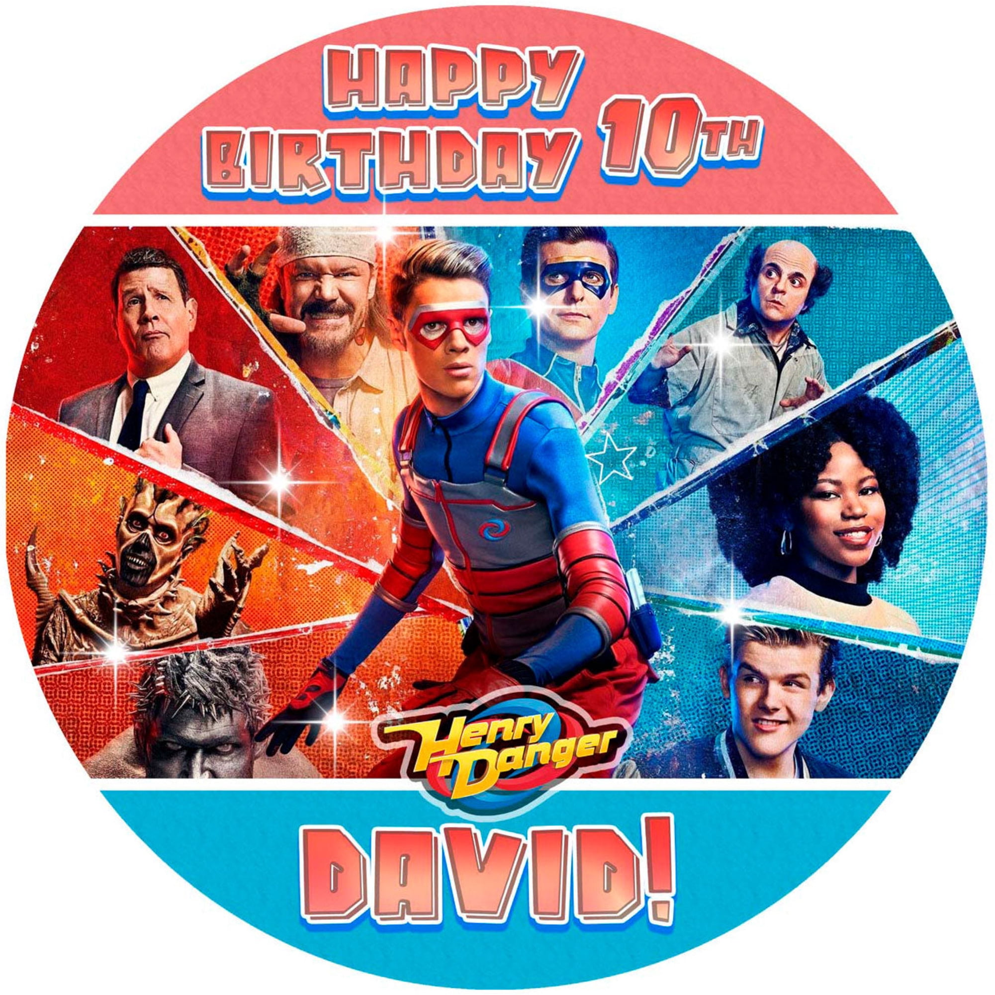 Ediblecaketopper Henry Danger Edible Image Cake Topper Personalized ...