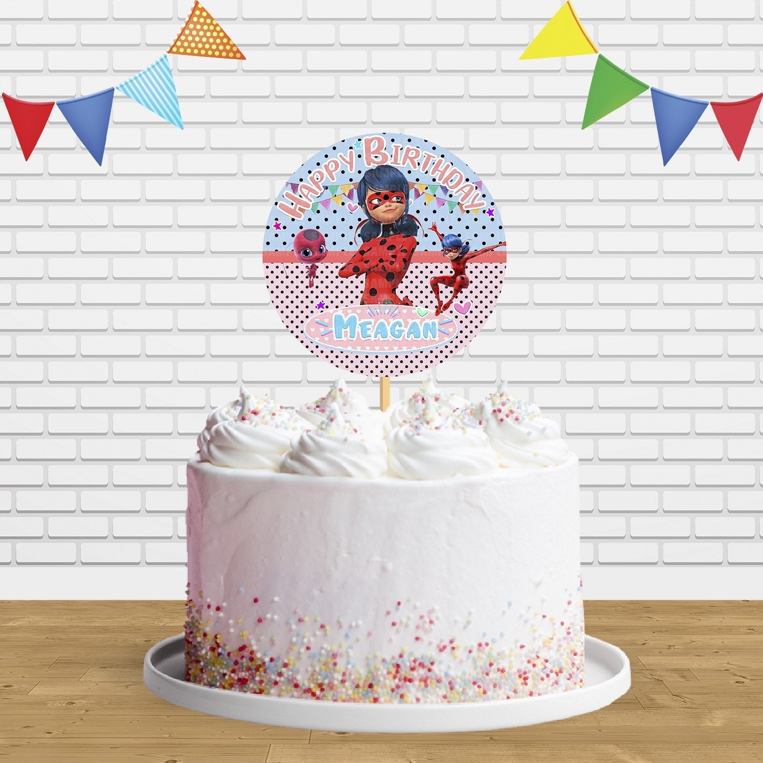 Ediblecaketopper Ladybug Cake Topper Centerpiece Birthday Party ...