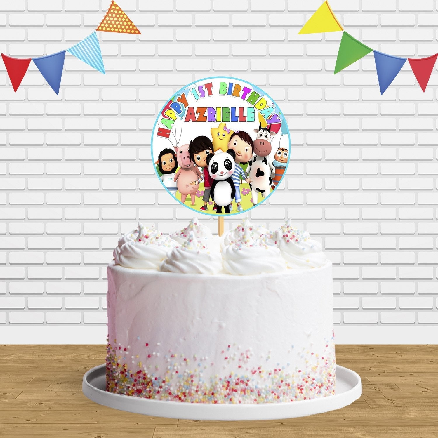 Ediblecaketopper Little Baby Bum Cake Topper Centerpiece Birthday Party ...