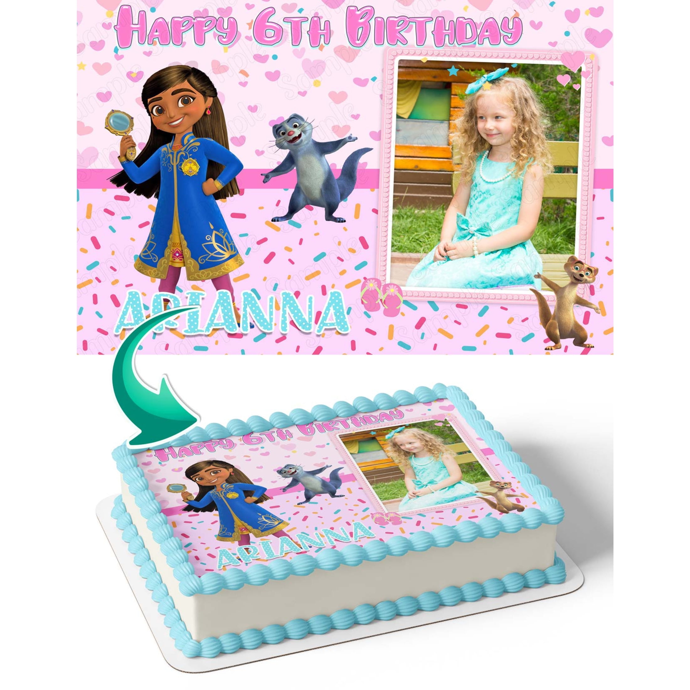 Ediblecaketopper Mira Royal Detective Photo Frame Edible Cake Topper ...