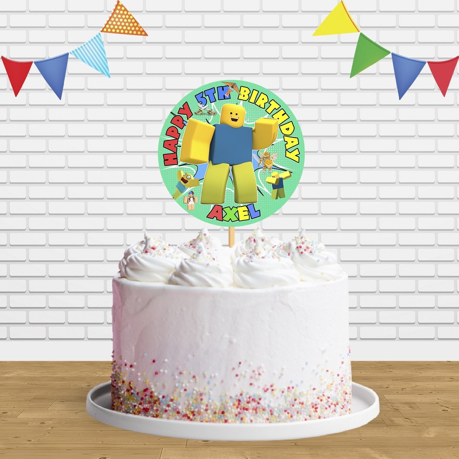 Ediblecaketopper Robot Blox C2 Cake Topper Centerpiece Birthday Party ...