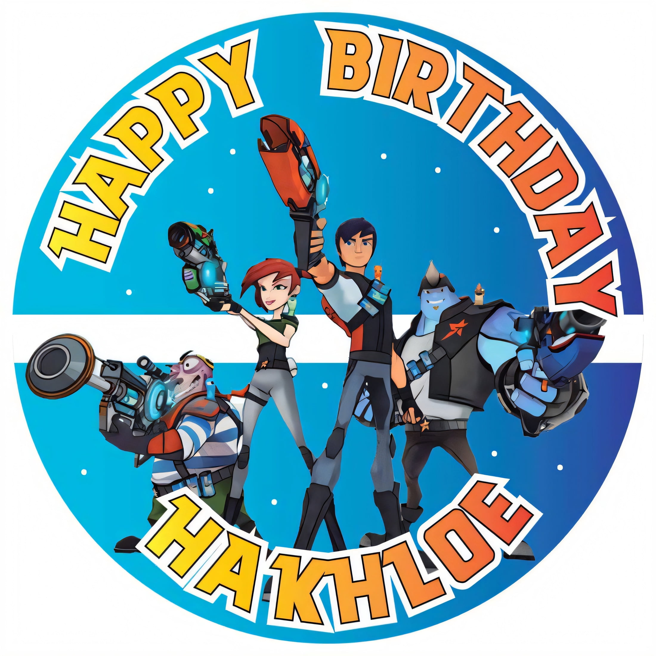 Ediblecaketopper Slugterra Edible Image Cake Topper Personalized ...