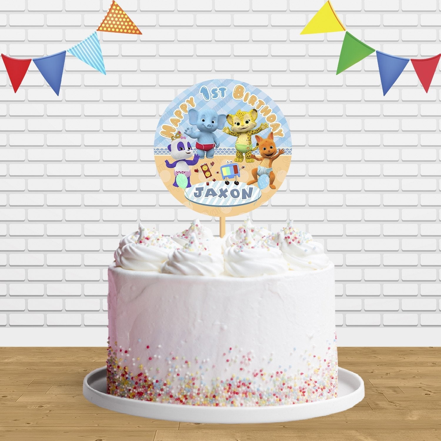 Ediblecaketopper Word Party C2 Cake Topper Centerpiece Birthday Party ...