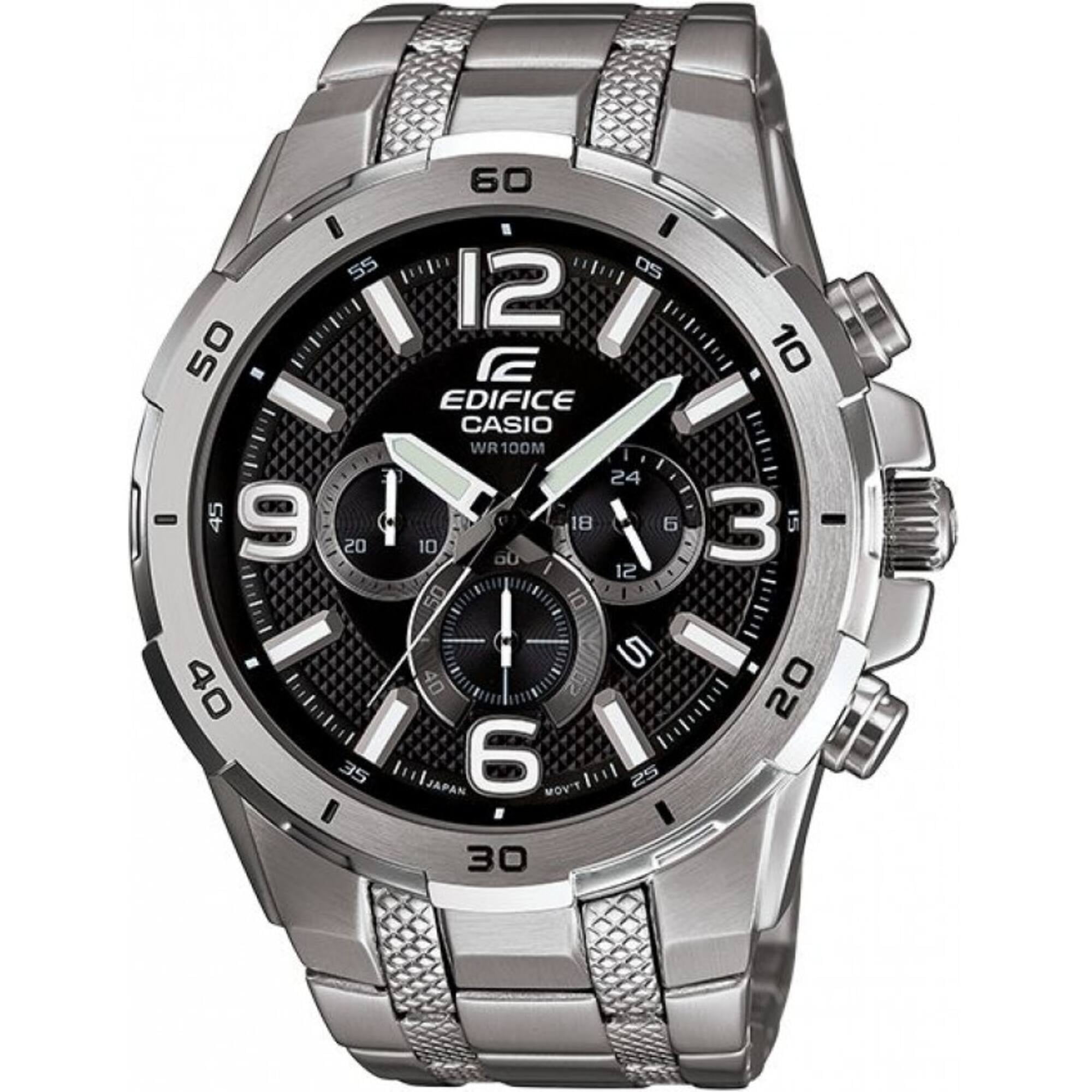 Edifice Silver Stainless Steel Analog Men's Watch EQB510D-1A - Walmart.com