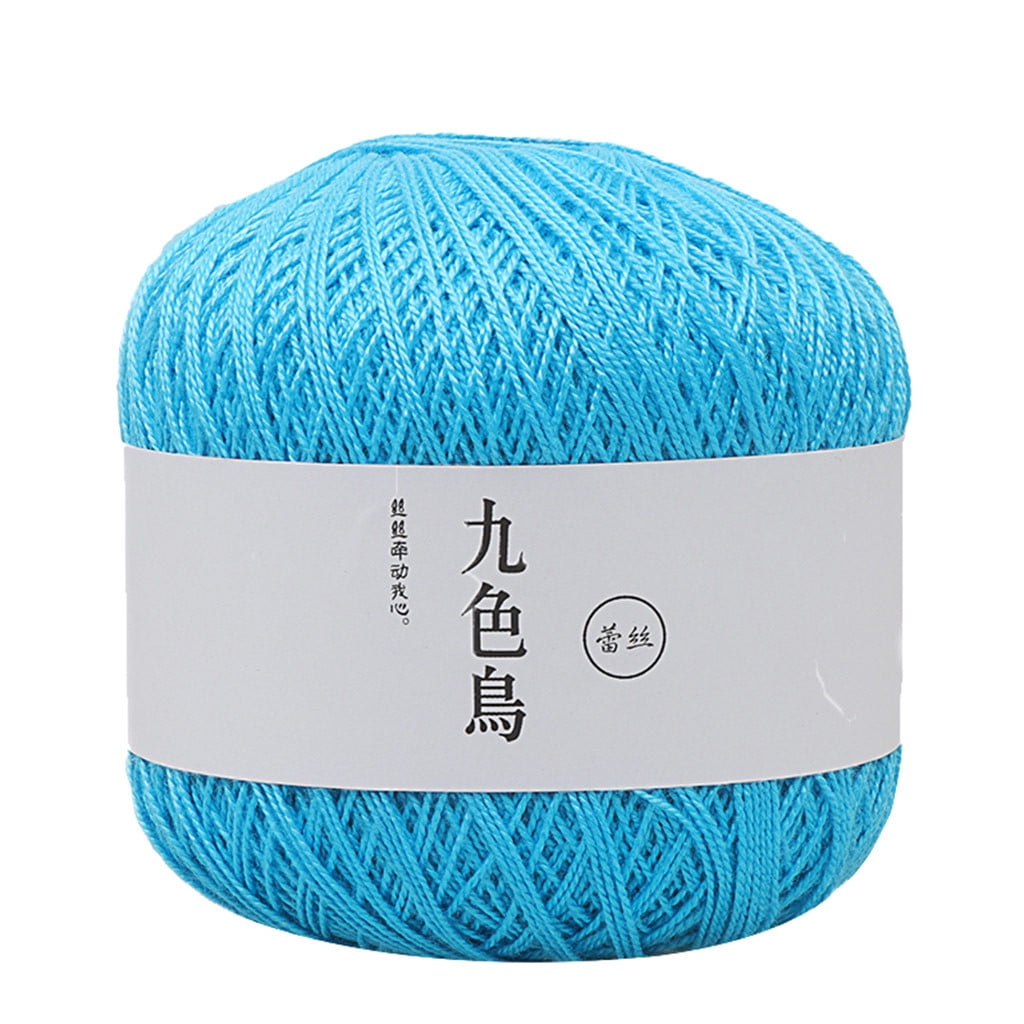 Edikesy Knit,Lace Thread Diy Woven Cotton Fine Cotton Thread Crochet ...