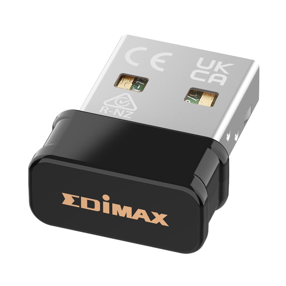 Edimax 2-in-1 Wi-Fi 4 Wireless Nano USB Dongle + BLE Adapter, N150 + Bluetooth v4.2 (2.6X faster ...
