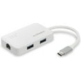 Edimax USB-C Hub, 3x USB 3.0 Ports, 1000Mbps Gigabit Ethernet Adapter ...
