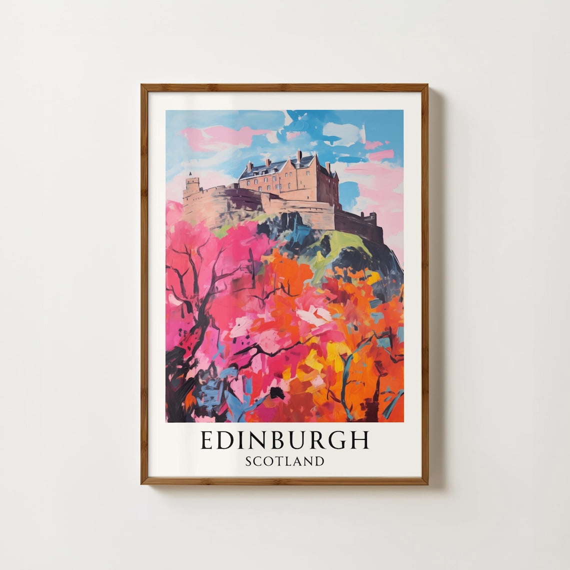 Edinburgh Print, Edinburgh, Edinburgh Castle, Scotland Art Print ...