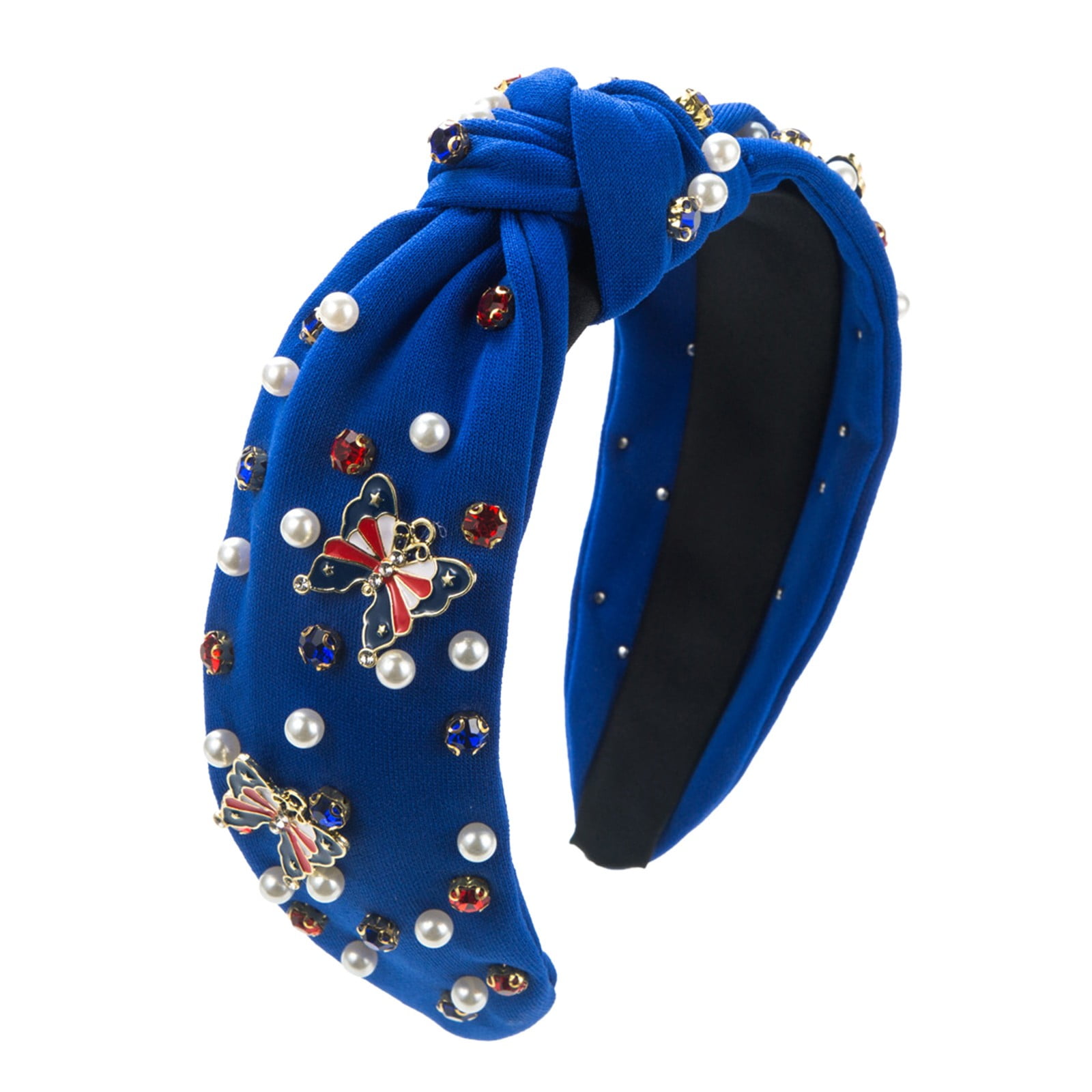 Ediodpoh 4th of July Headbands with Flag Pin Patriotic Hair Accessory ...