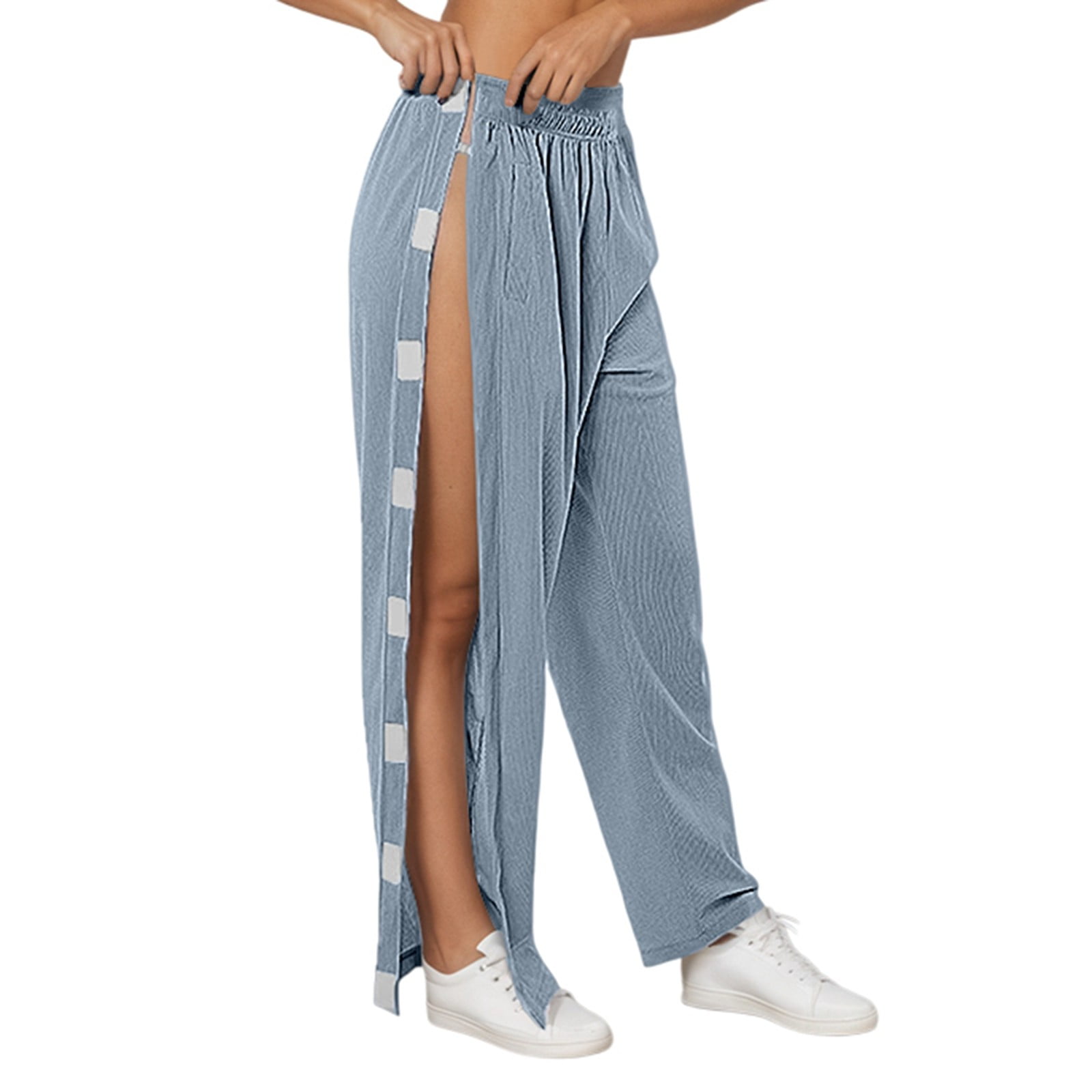 Ediodpoh Adaptive Casual Pants for Women with Side Pockets Easy on off ...