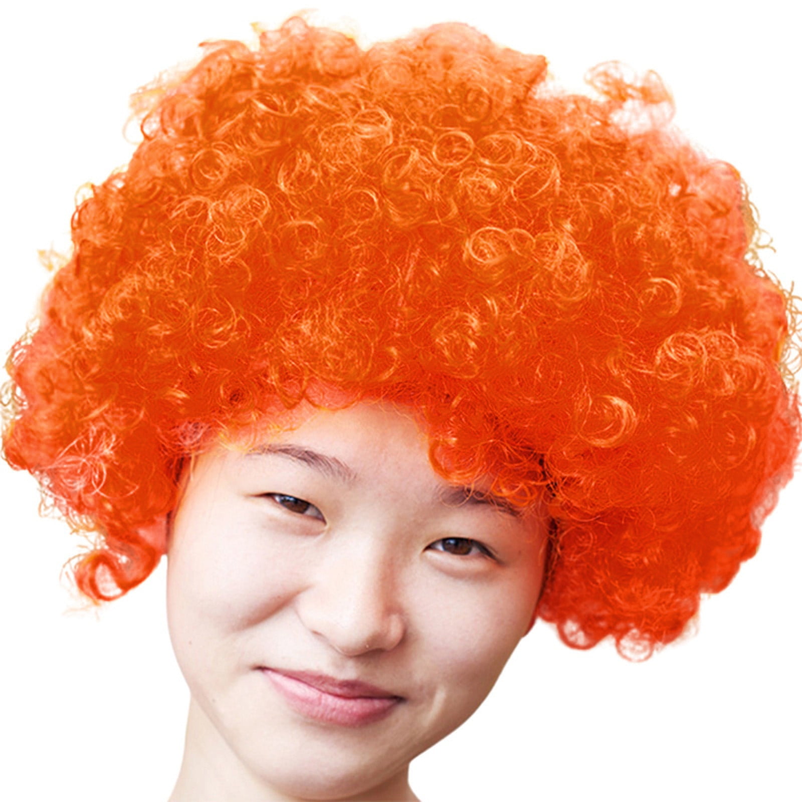 Ediodpoh Afro Wig Carnival Party Dress Funny Wacky Clown Wig Color Fans ...