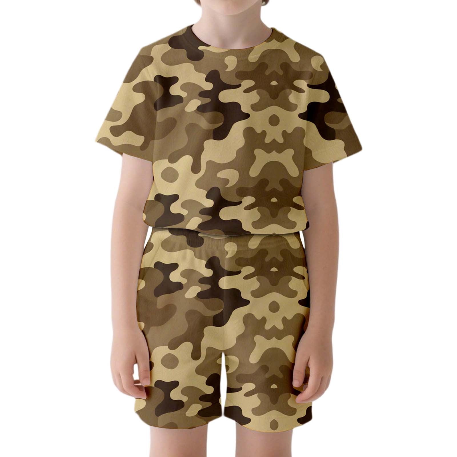 Ediodpoh Outfits Sets for Boys For Outdoor Training for Primary and Secondary School Students ...