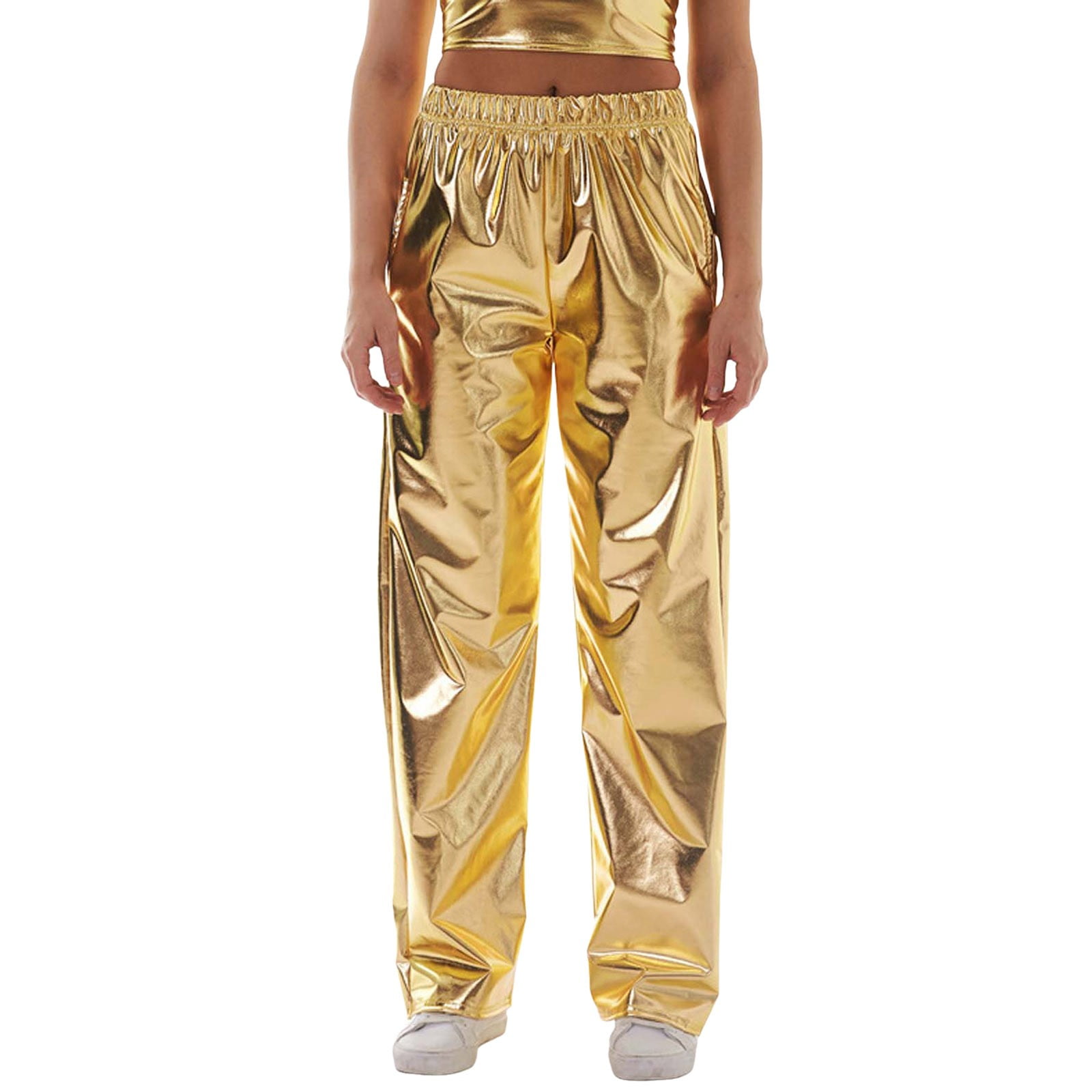 Ediodpoh Carnival Pants for Women Leisure High Street Design Gradient ...