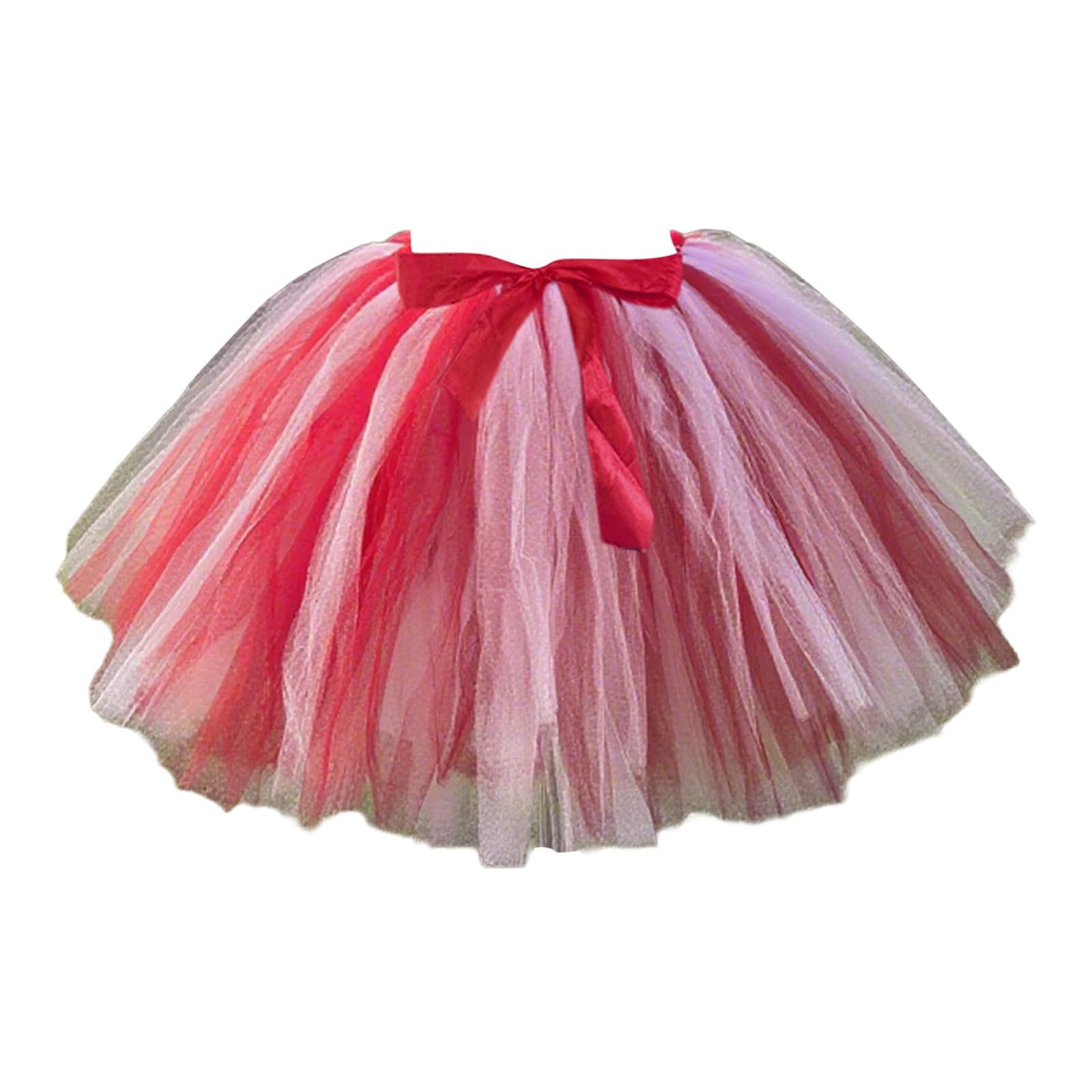 Ediodpoh Carnival Tutu Skirts for Women Chiffon High Waist Flowy Skirt ...