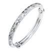 Willstar 925 Silver Plated Adjustable Bangle, High Quality Ladies ...