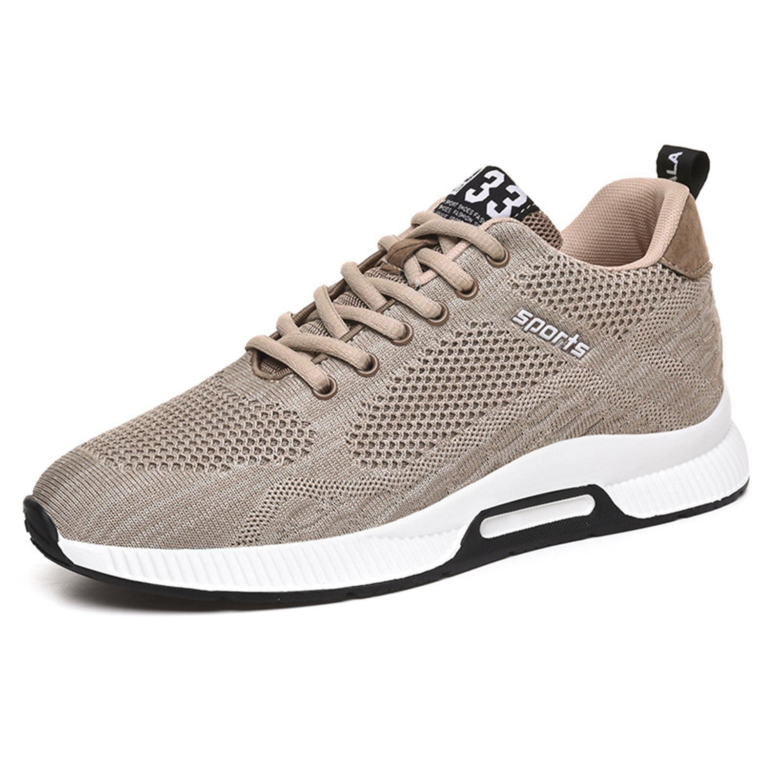 Ediodpoh Couple Men's Elevator Shoes Men's Casual Mesh Trainers ...