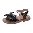 Ediodpoh Girls' Sandals Summer Children's Soft Sole Shoes Fashion Girls' Bow Princess Shoes Baby ...