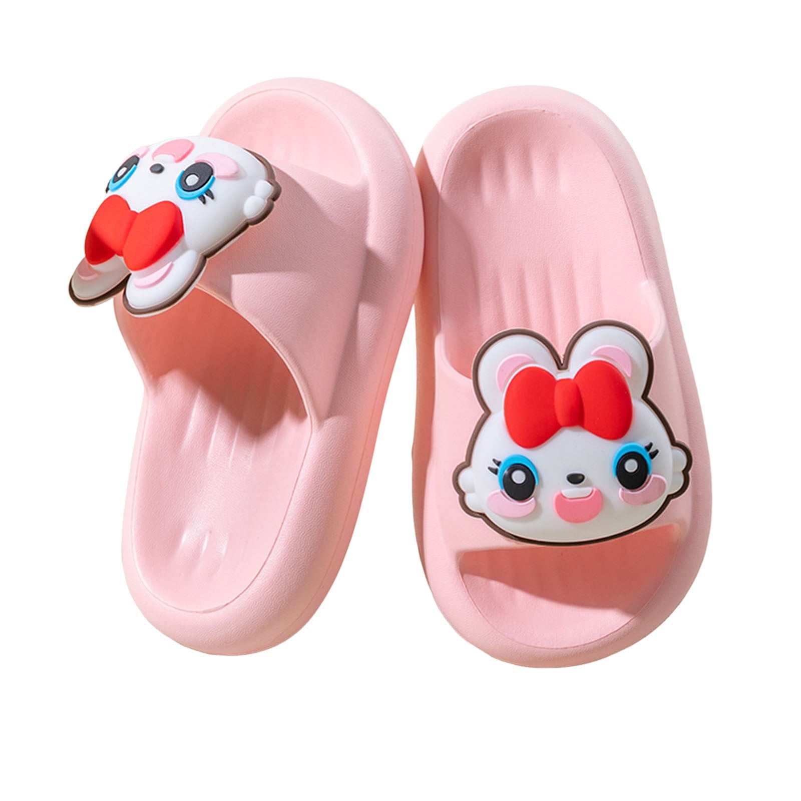 Ediodpoh Girls Slippers Soft EVA Indoor Outdoor Bunny Print on Shoes ...