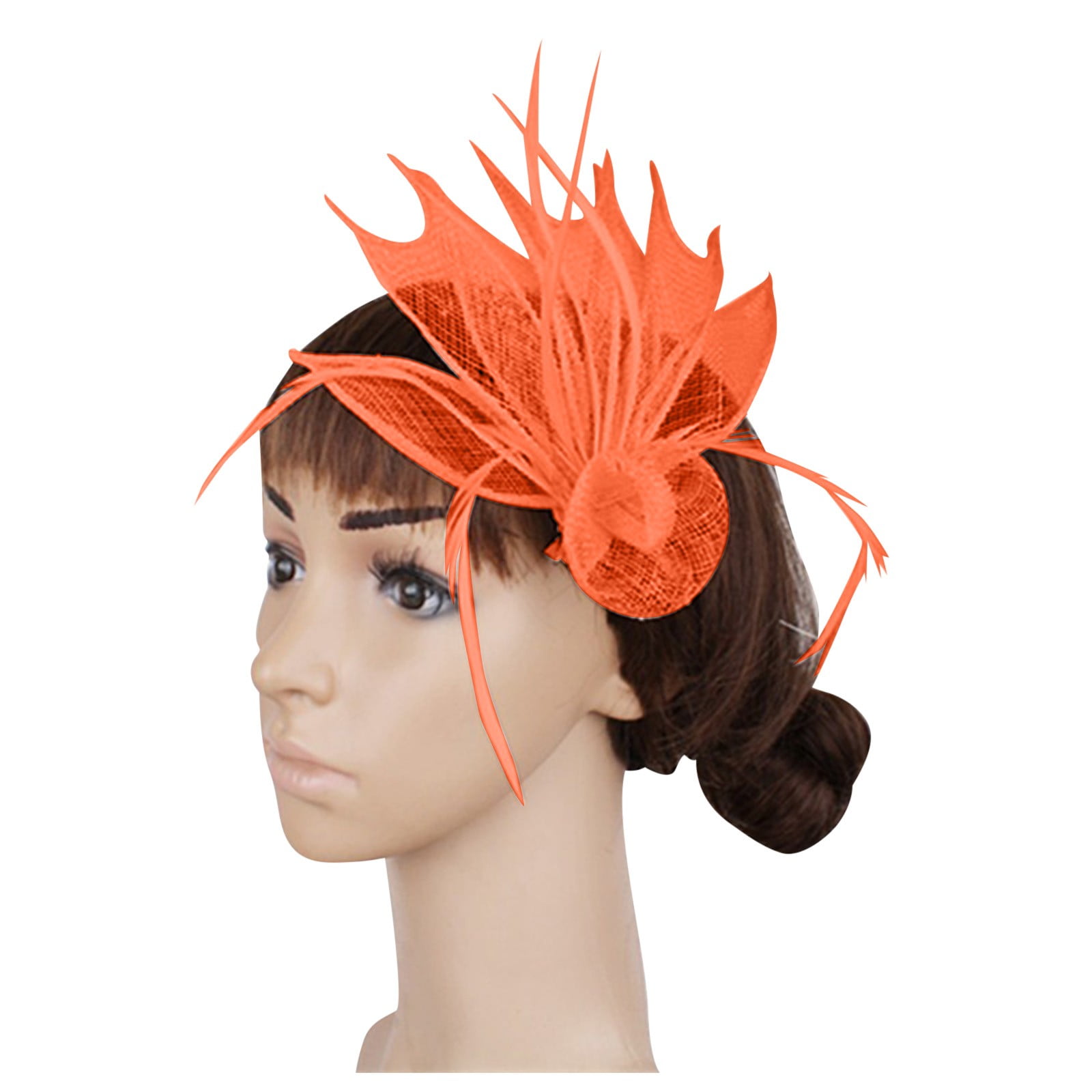 Ediodpoh Hats for Women Fascinator Flowers Net Bridal Headpiece Hair ...