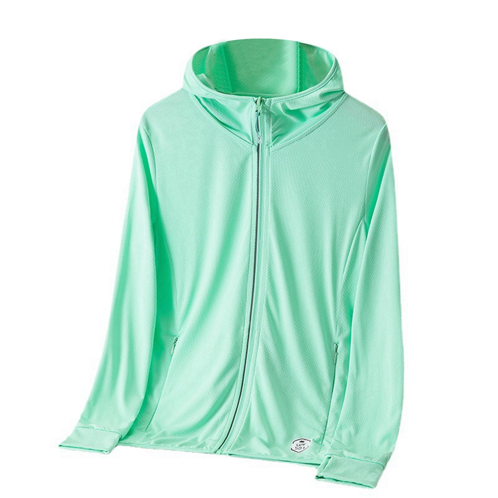Ediodpoh Ladies Fashion Sunshade Sunblock Solid Color Cardigan Coat Top ...