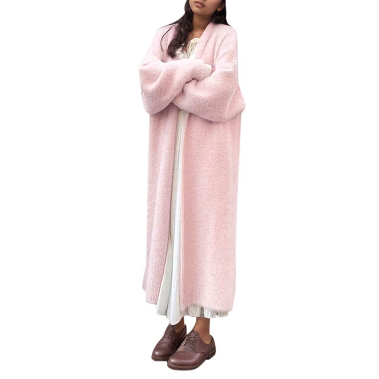 Ediodpoh Long Cardigan Sweaters for Women Belted Cozy Autumn Winter ...