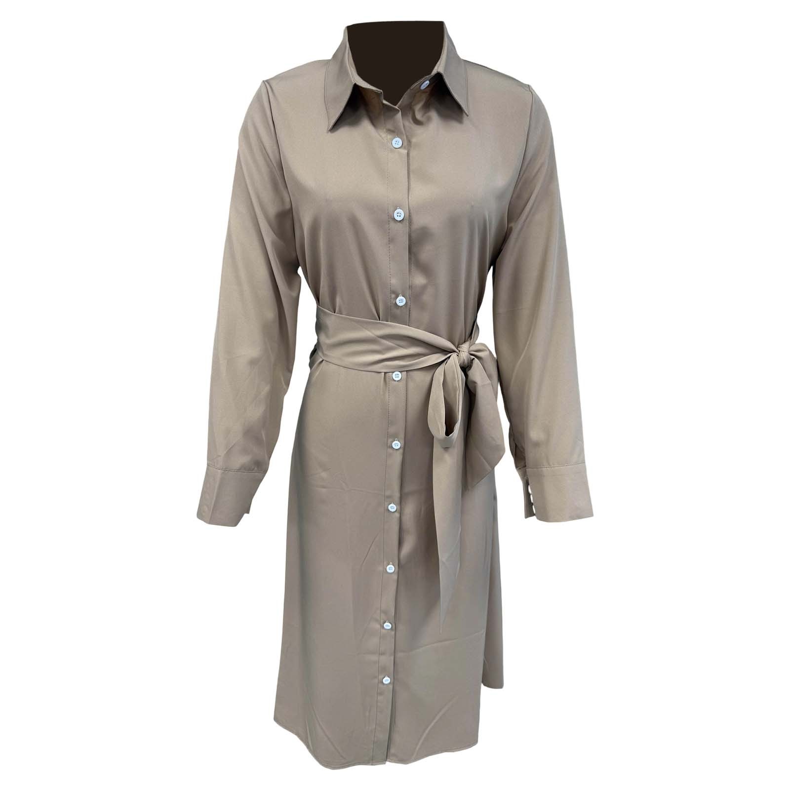 Ediodpoh Long Cardigan Sweaters for Women Elegant Solid Color Duster ...