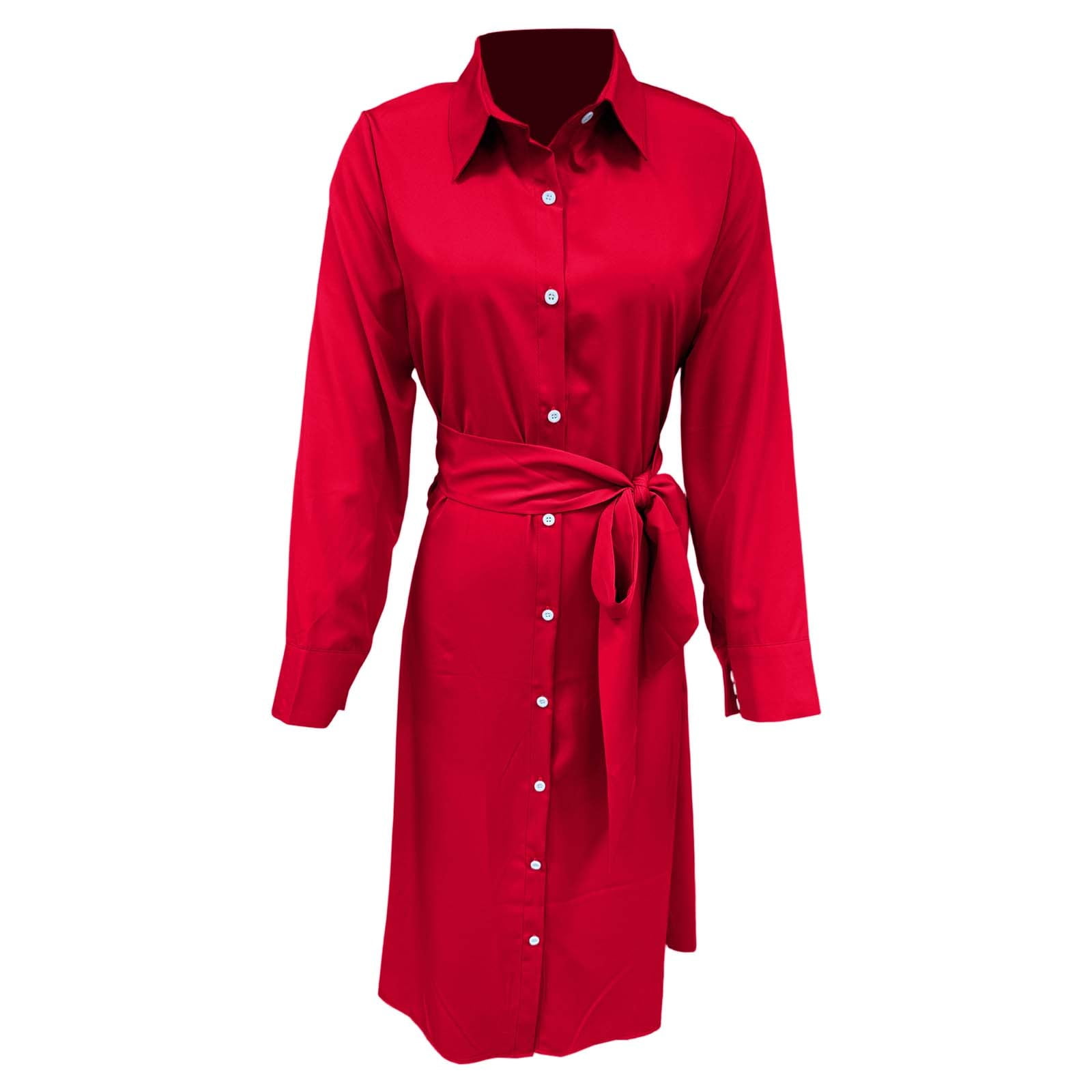 Ediodpoh Long Cardigan Sweaters for Women Elegant Solid Color Duster ...