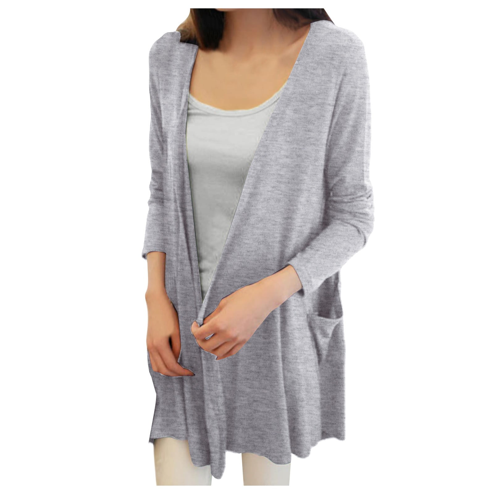 Ediodpoh Long Cardigan for Women Long Sleeve Thin Spring Summer Autumn ...