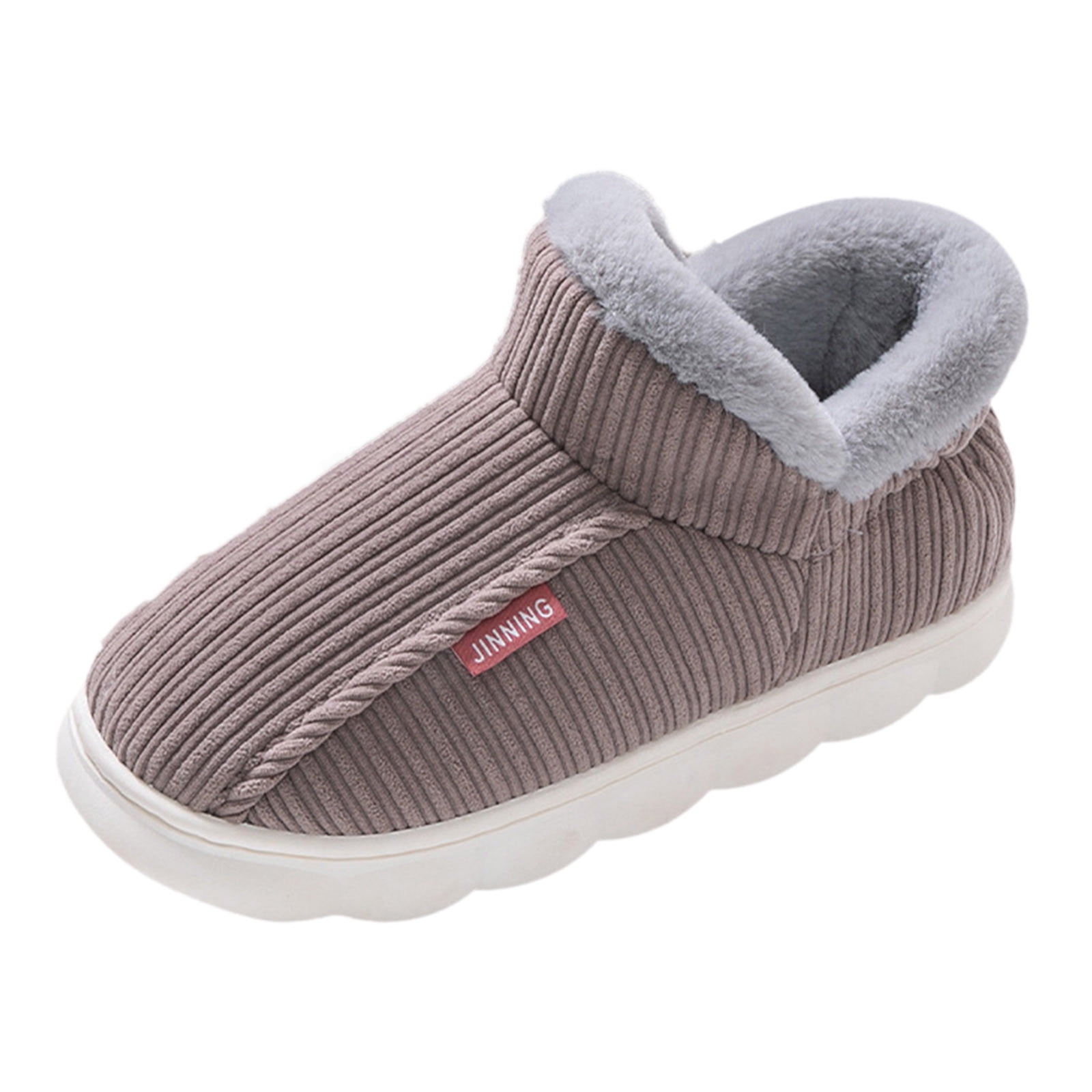 Ediodpoh Men's and Women's Models of Cott on Slippers Winter Package ...