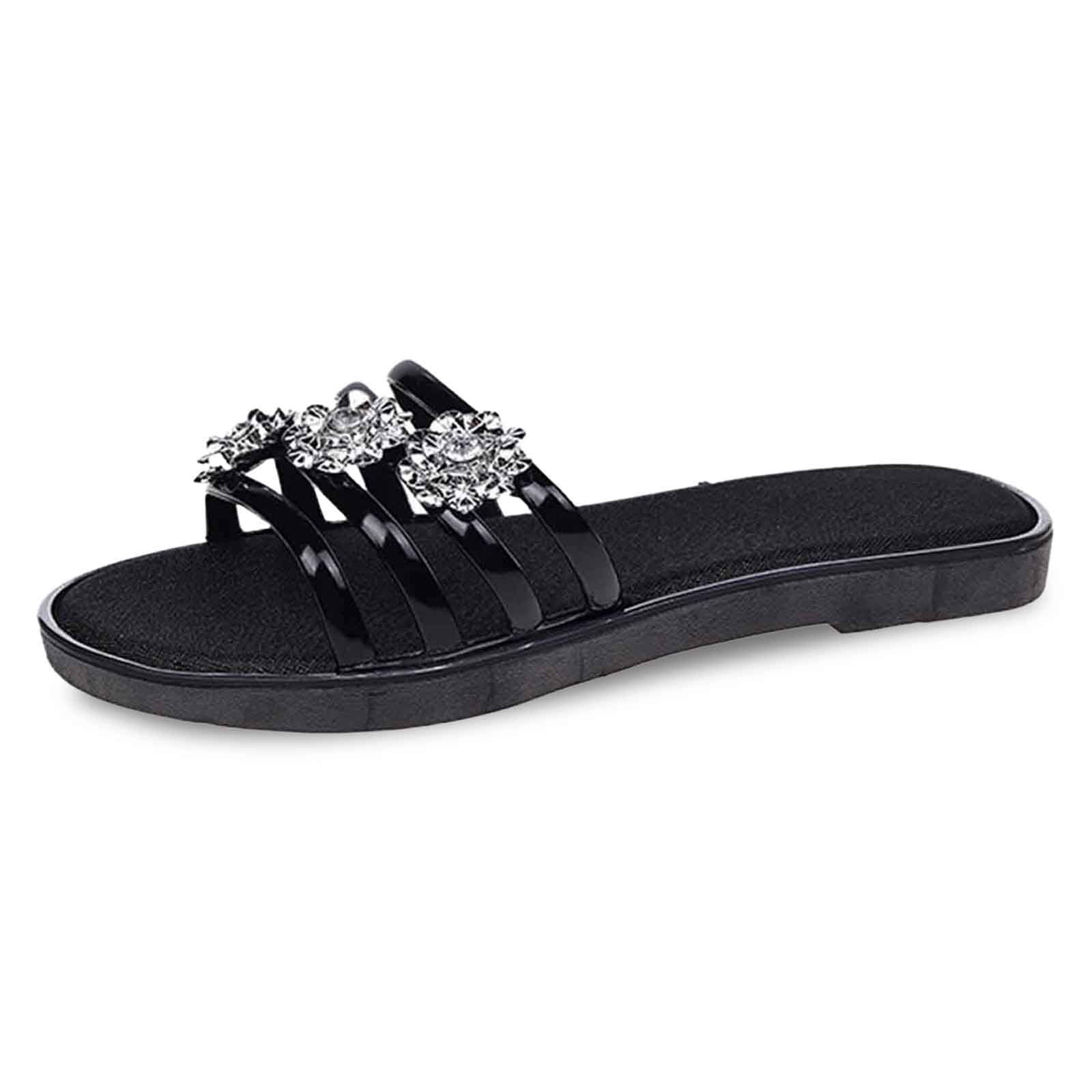 Ediodpoh Trendy Women's Slippers for Casual Beach Open Toe Design for ...