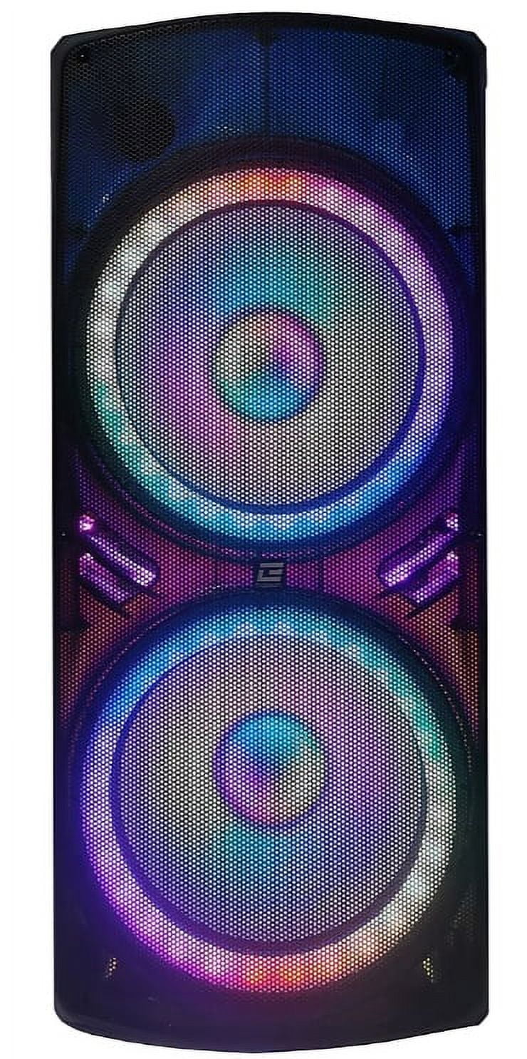 Edison Professional M7600 Dragonfly Bluetooth Loudspeaker, 6500 Watts, Twin 15" Woofers, LED ...