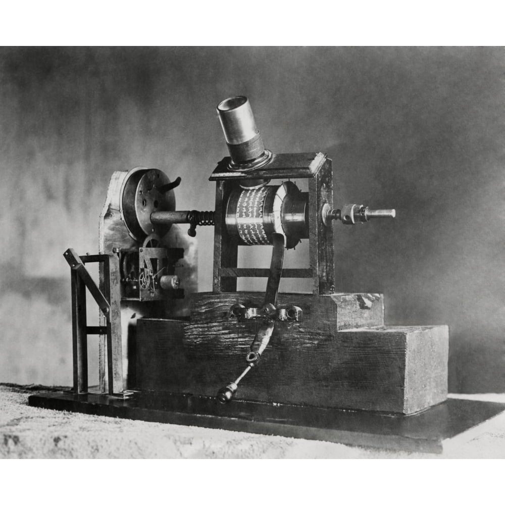 Edison'S First Movie Machine History (24 x 18) - Walmart.com