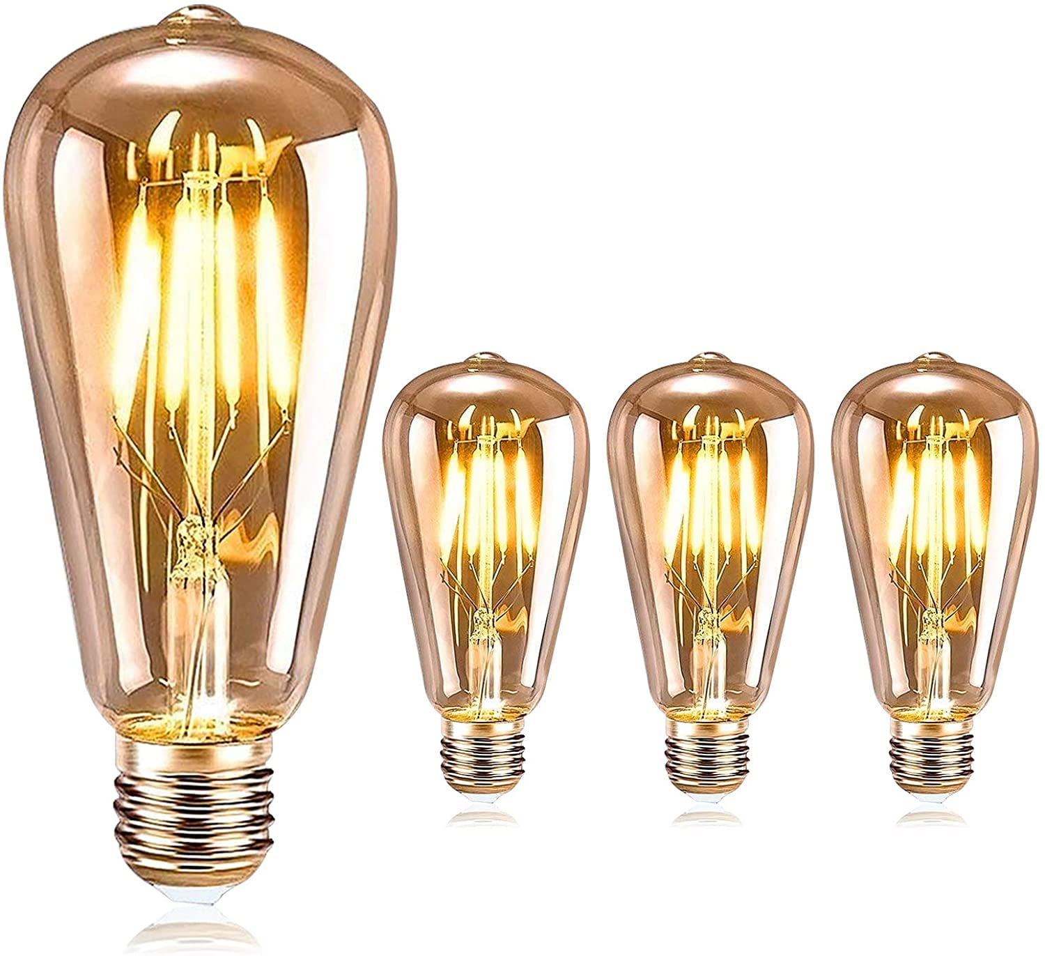 Edison retro light bulb, E27 retro LED light bulb 4W retro lighting ...