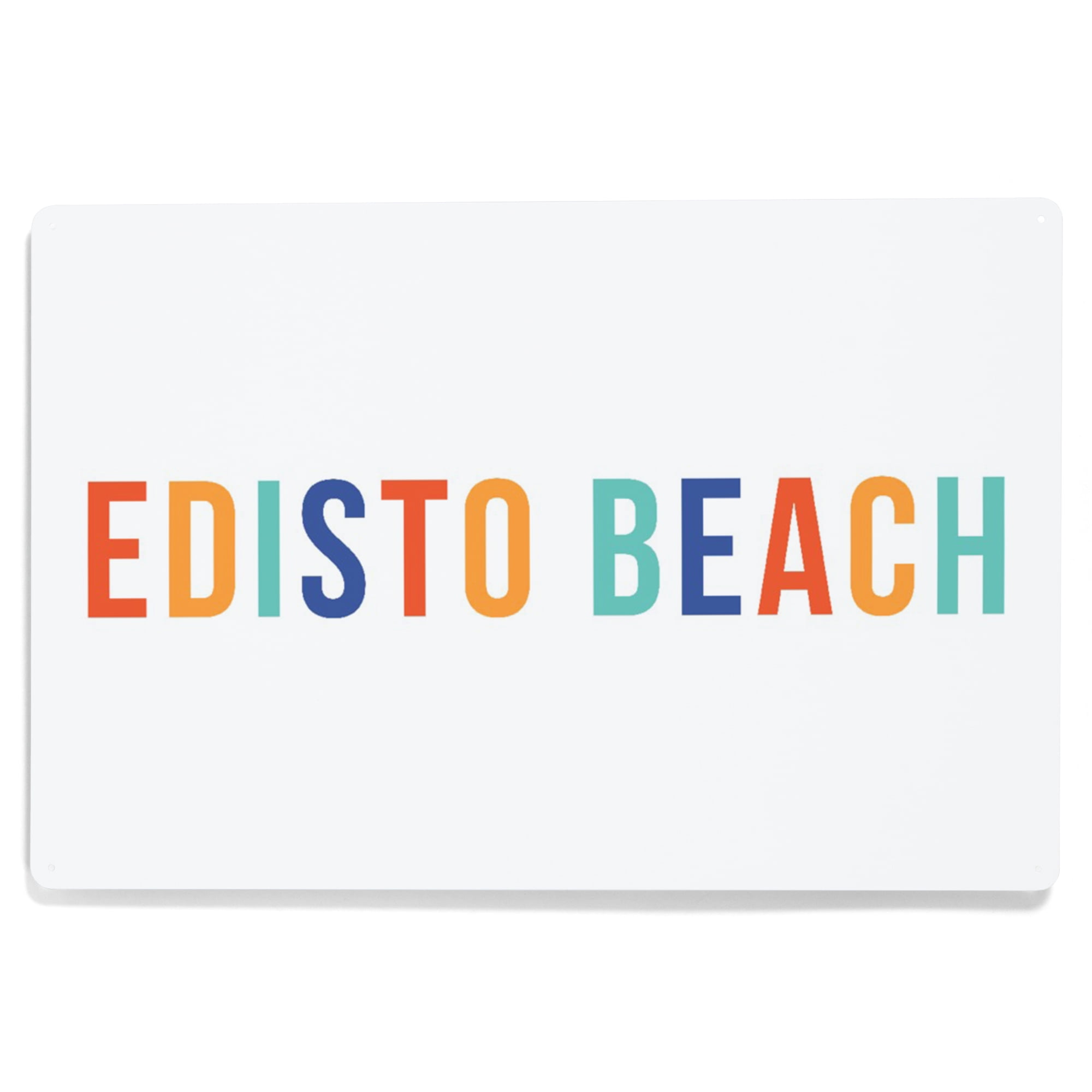 Edisto Beach, South Carolina, Simply Said (12x18 Aluminum Art, Indoor ...