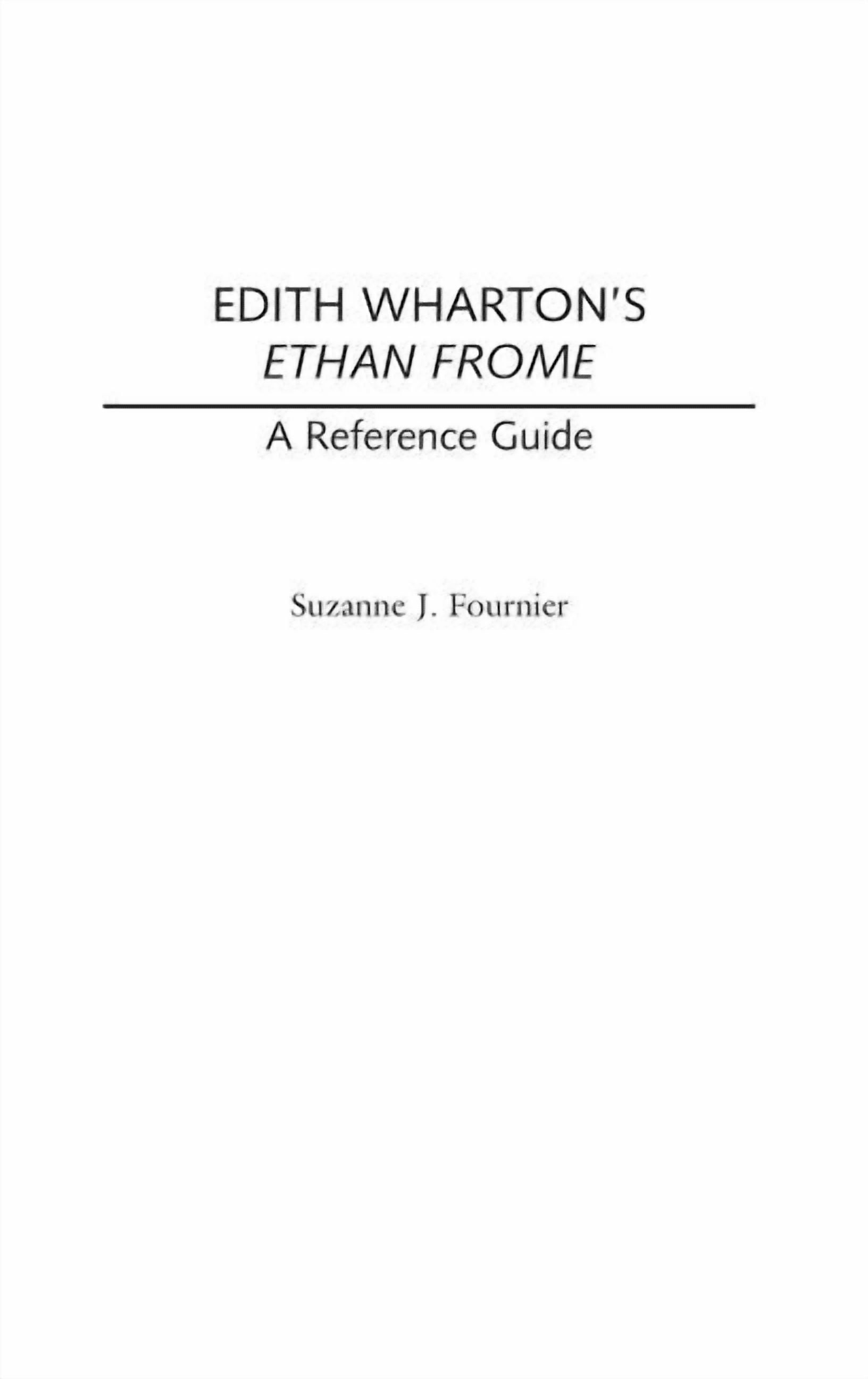 Edith Wharton's Ethan Frome: A Reference Guide, (Hardcover) - Walmart ...