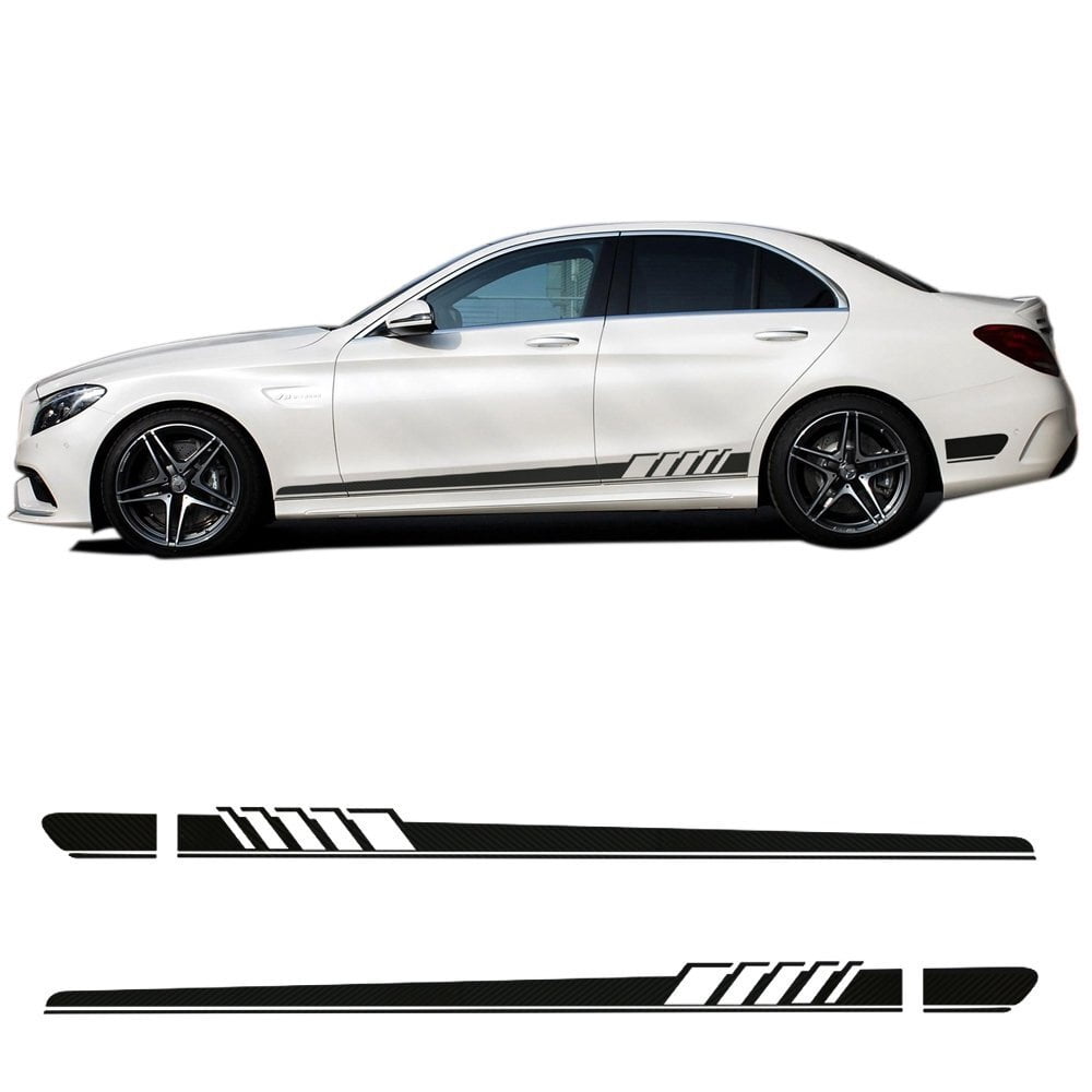 Edition 1 Car Door Side Rocker Panel Stripe Decals Stickers for ...