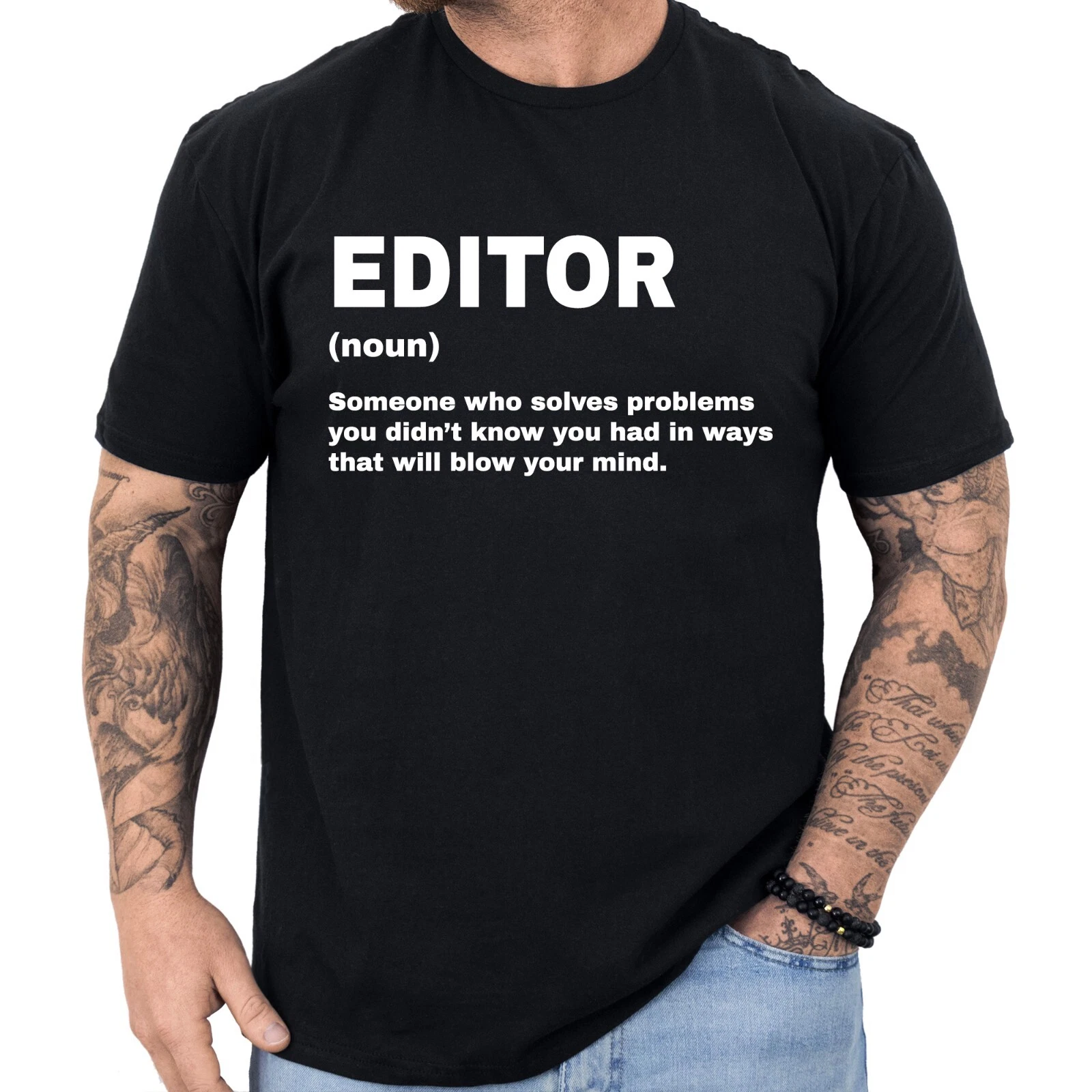Editor Definition Funny Writer Proofreader Gift Unisex T-Shirt up to ...