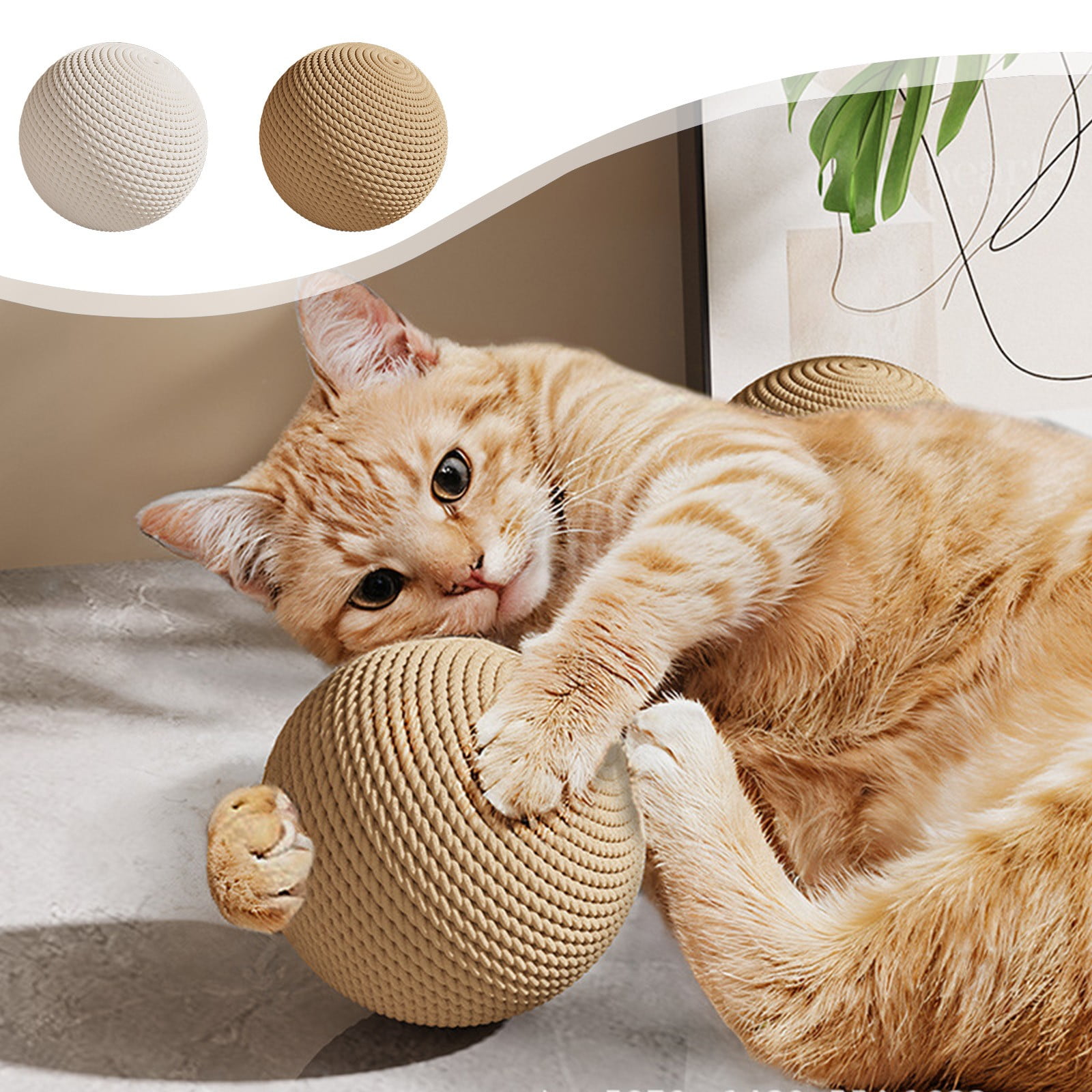 Editors Choice, Plastic Cat Ball, Interactive Cat Toys, Wobble Teaser ...